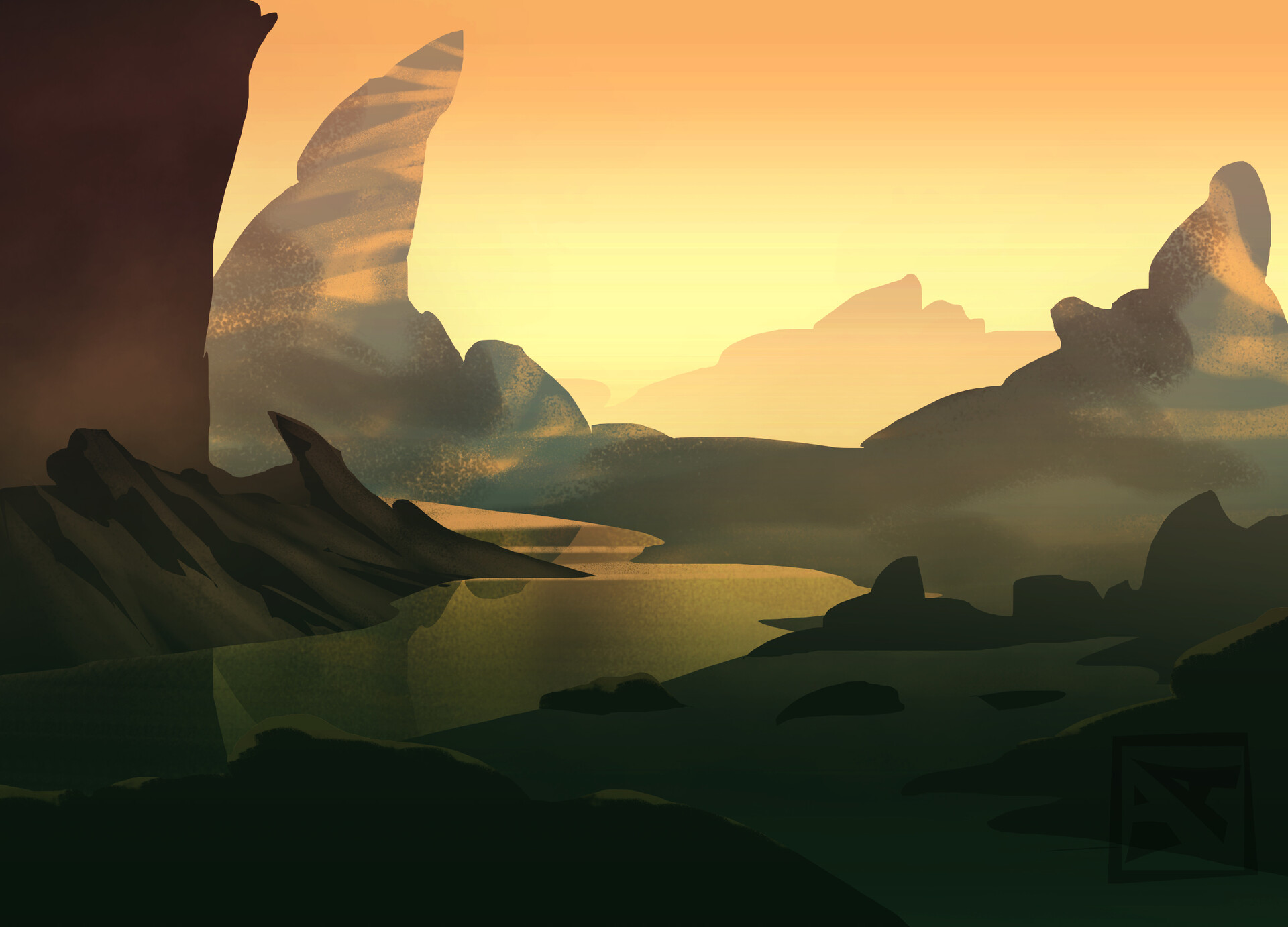 ArtStation - Digital speed painting...