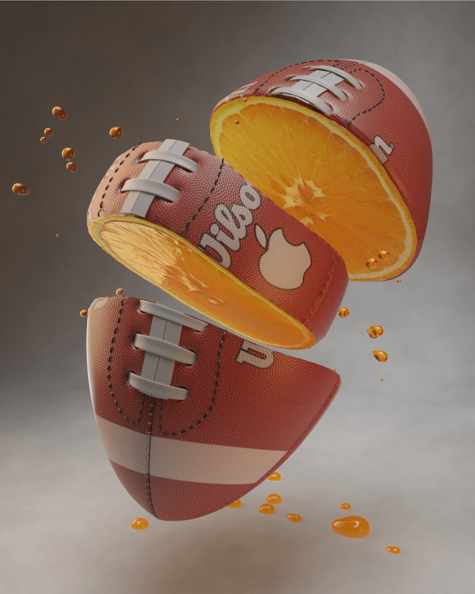 ArtStation - NFL Football By Apple