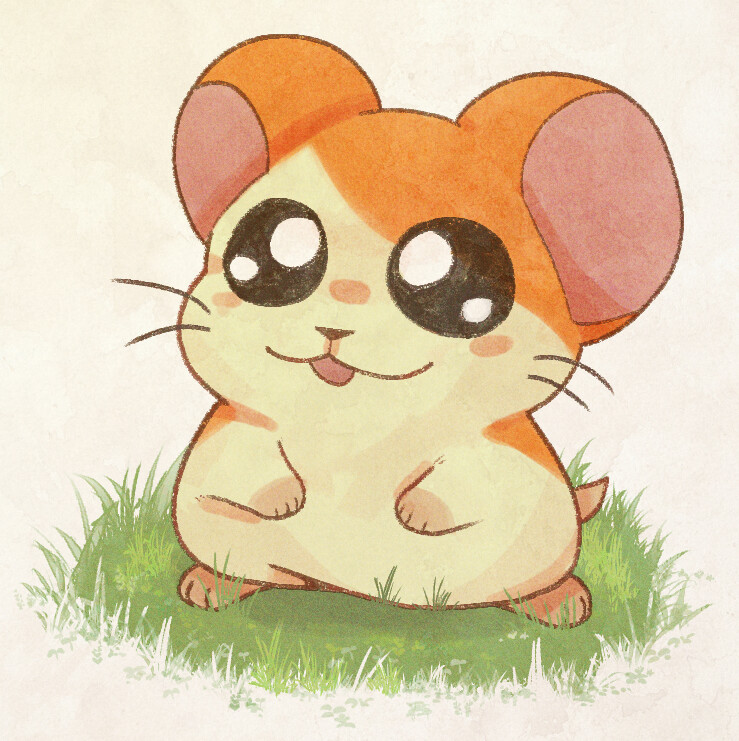 ArtStation - hamtaro (fan art)