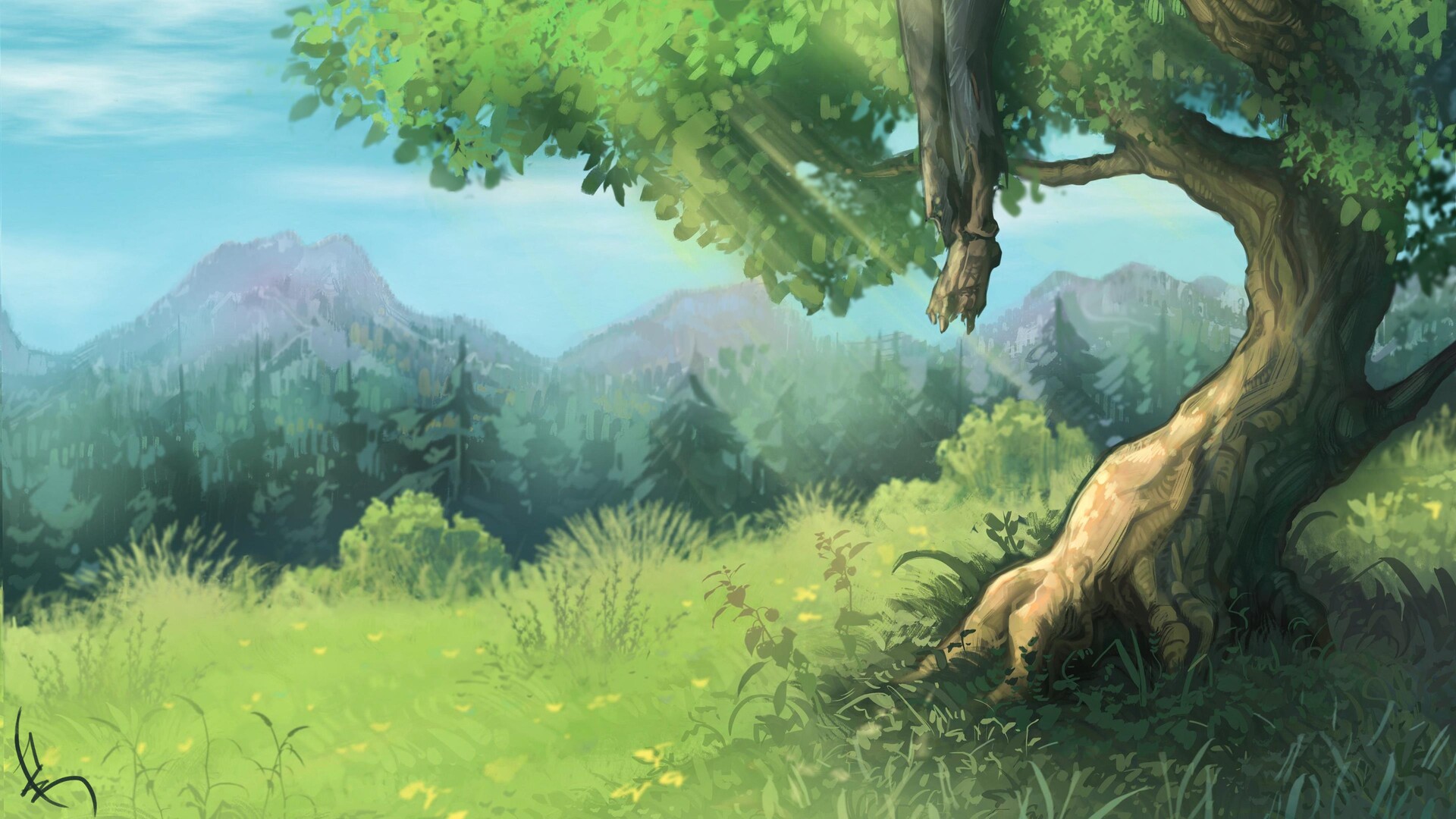 Tenebris Umbra - Lonely tree and the hanged man