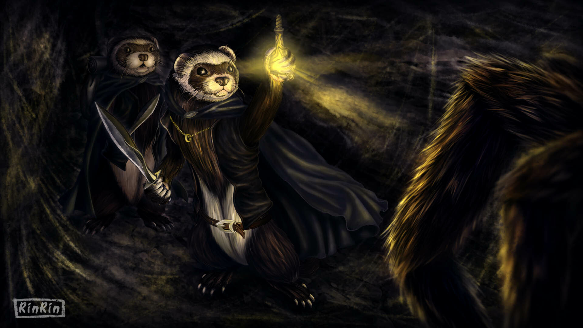 ArtStation - Ferret lord of the rings