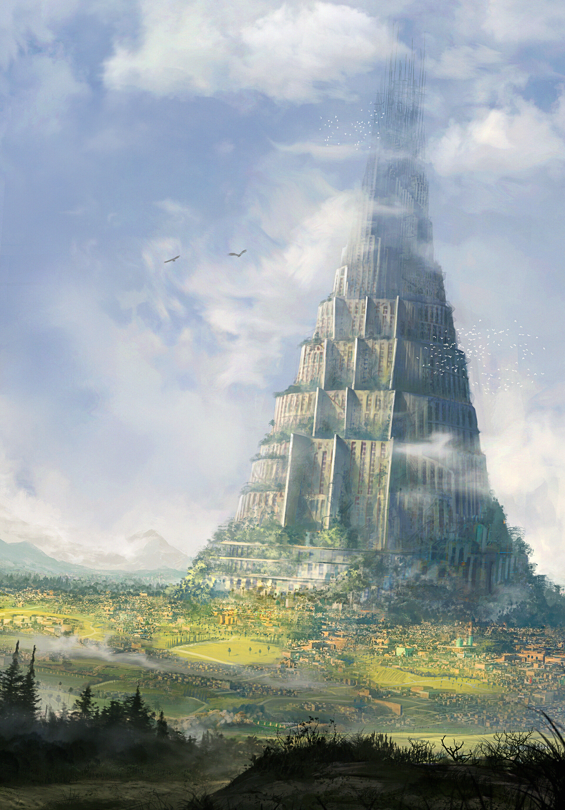 The Bible In Paintings: TOWER OF BABEL