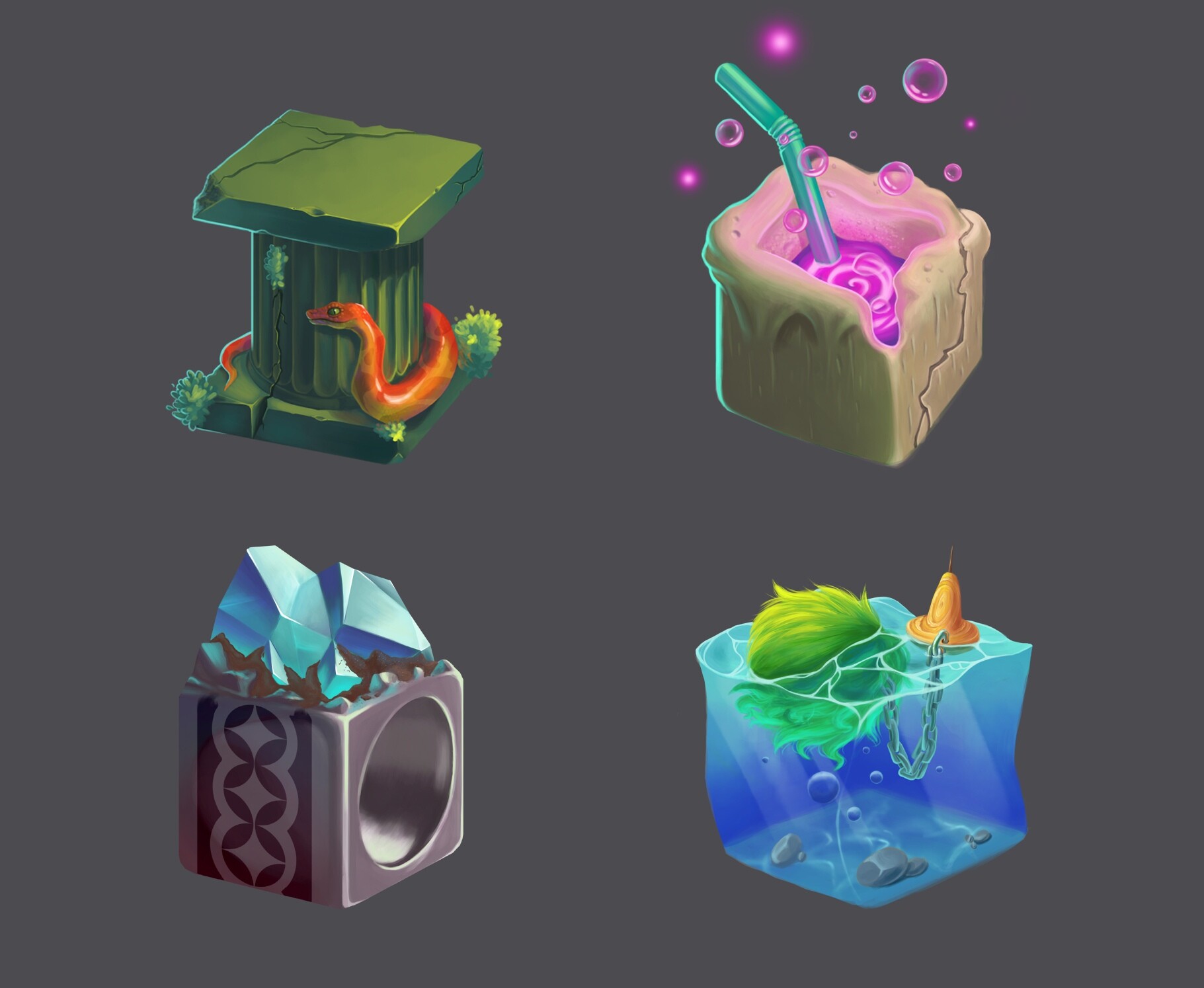 ArtStation - Material Practice | Props