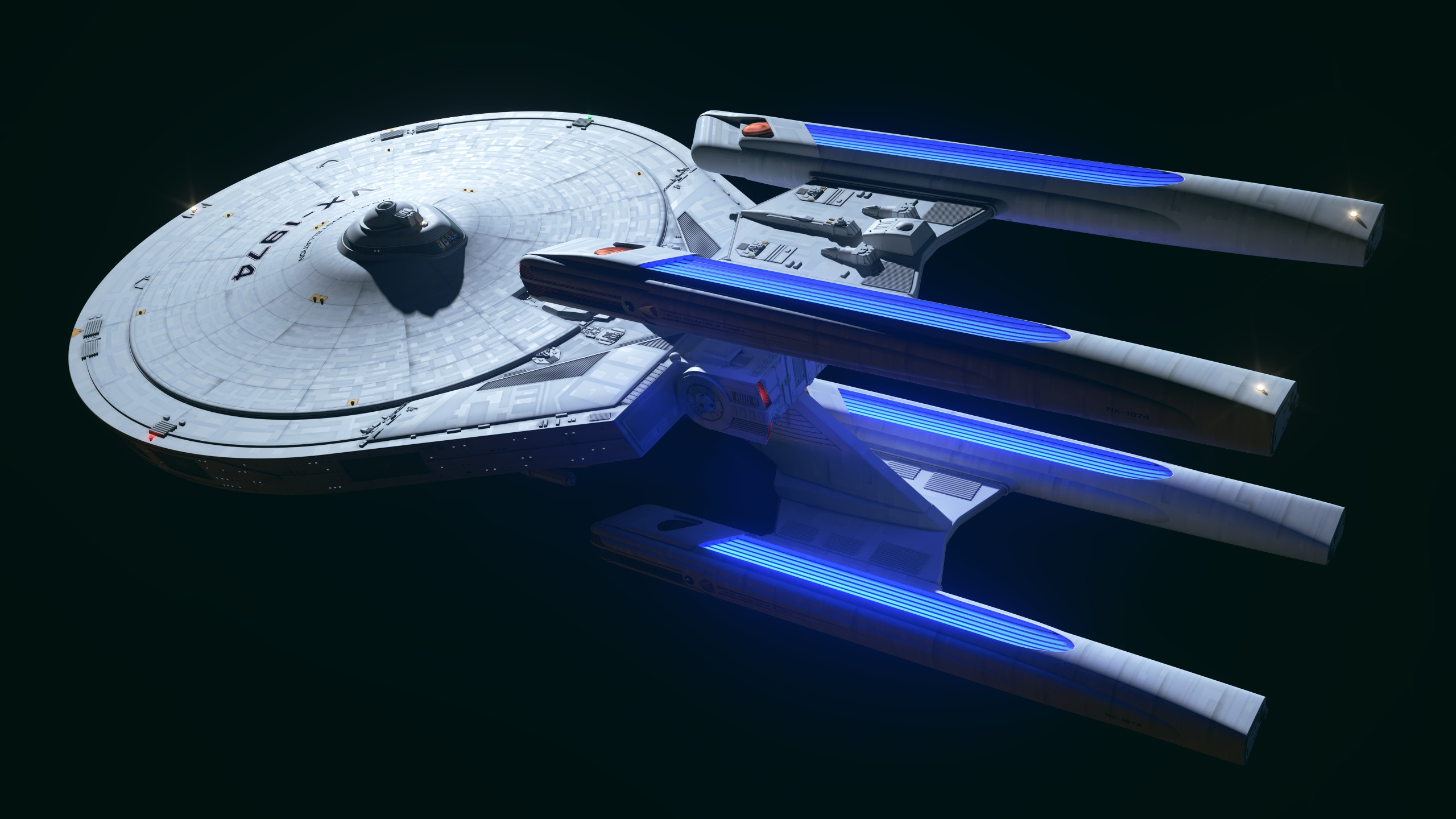 Constellation class starship (USS Stargazer) by PR Dobson : r ...