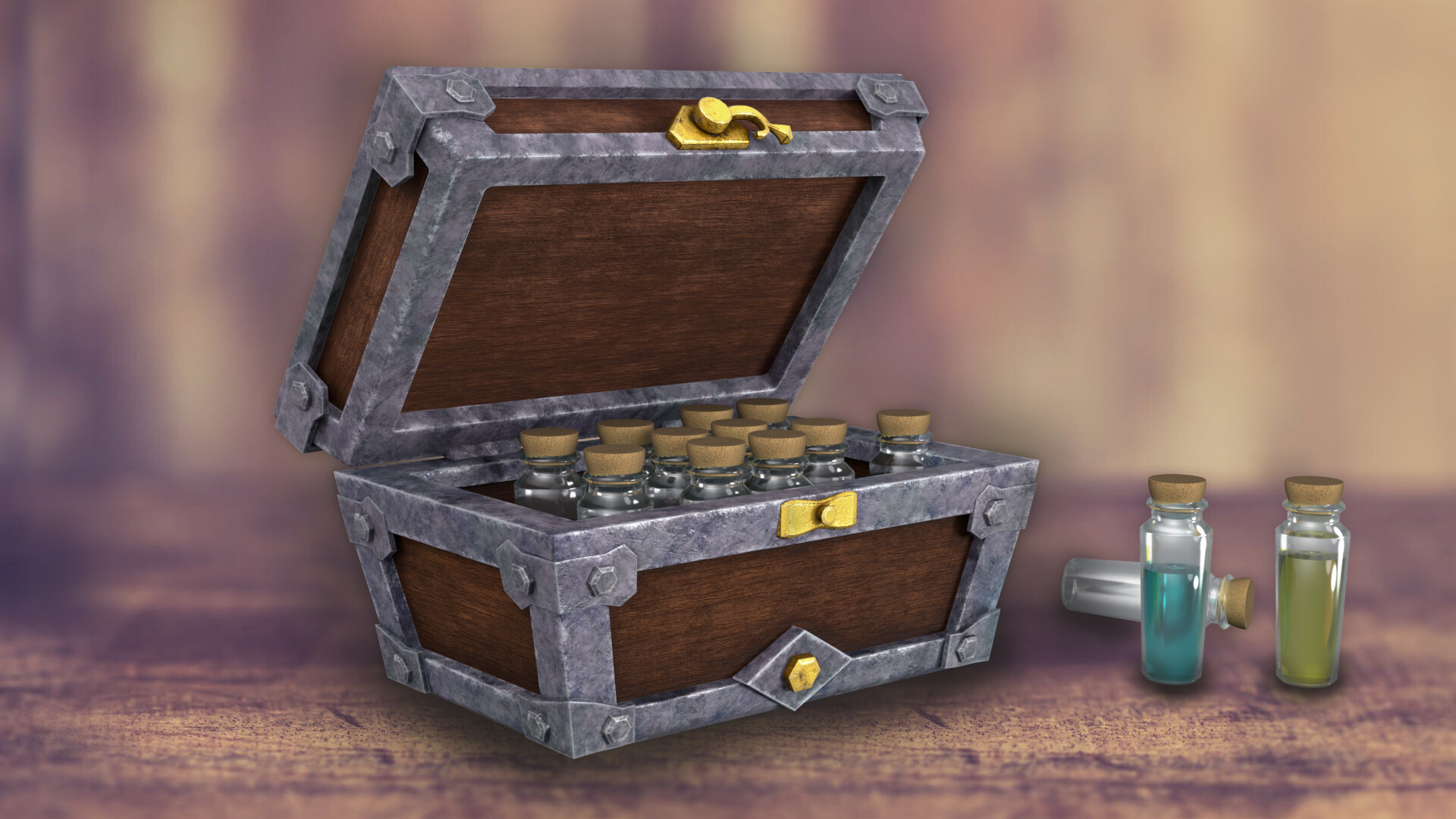 ArtStation - Treasure box (WIP)