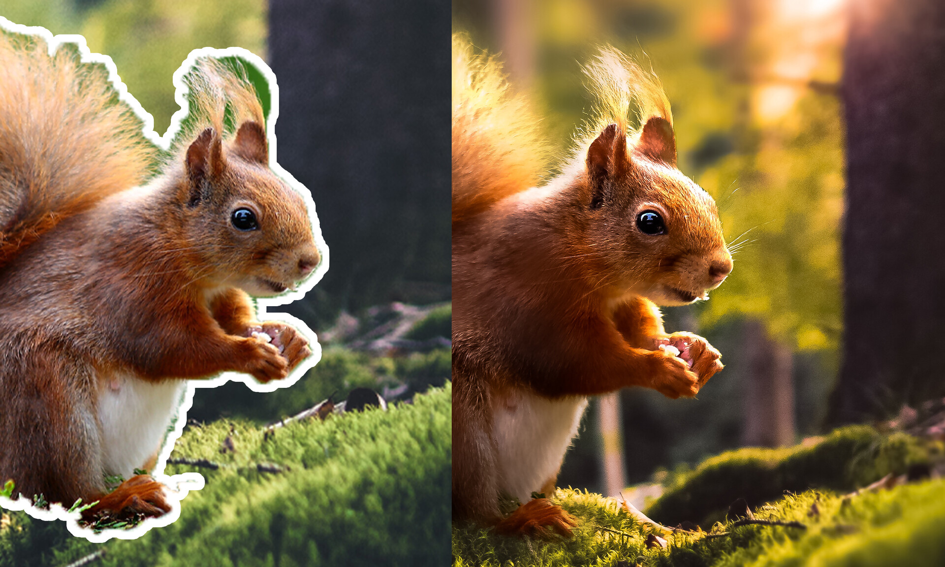 ArtStation - Little Squirrel | Realistic Photo Manipulation in Photoshop