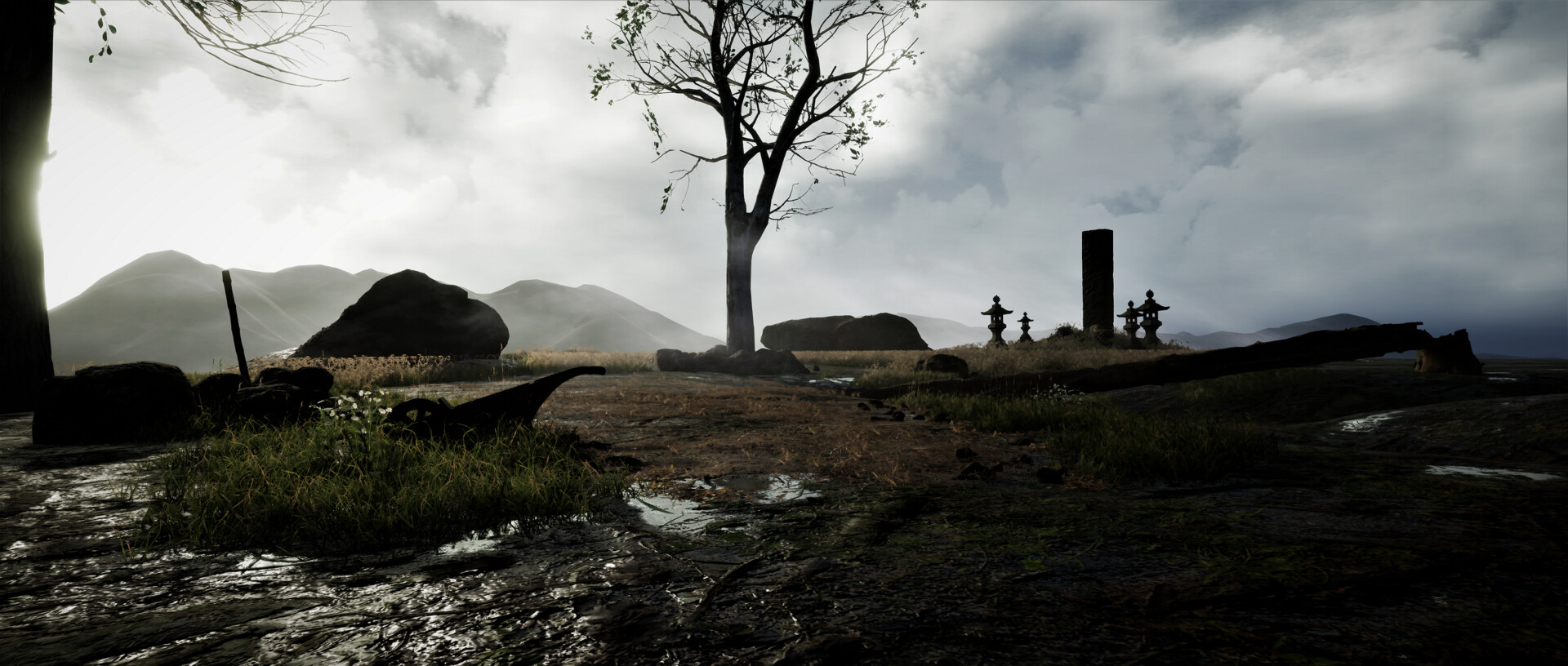 ArtStation - Environtment Showcase 03 - The Land of Death ----Way of Tomoe