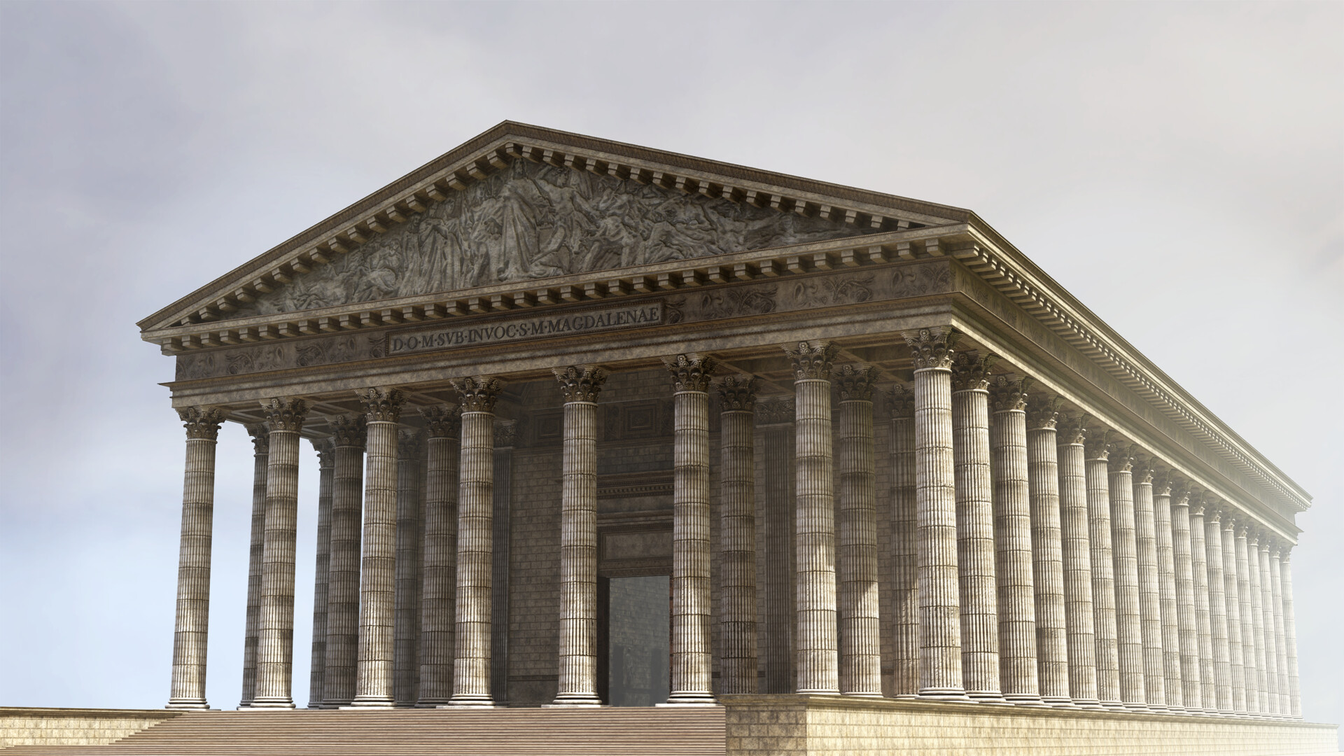 ArtStation - Le Madeleine Church (Outer building)