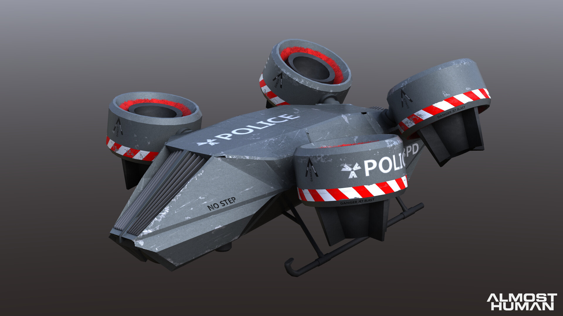 Almost Human Police Logo