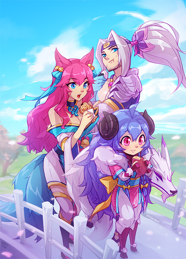 Viviane Matsukuma - Spirit Blossom Ahri, Yasuo and Kindred