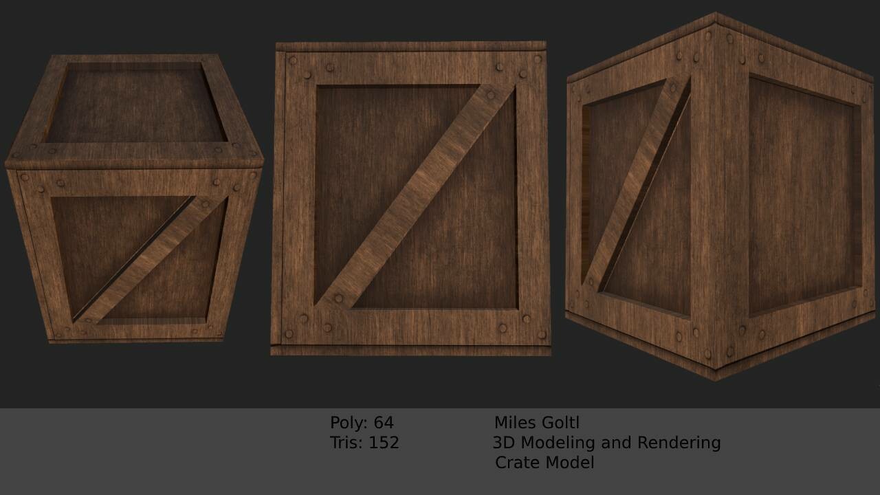 ArtStation - Crate Model