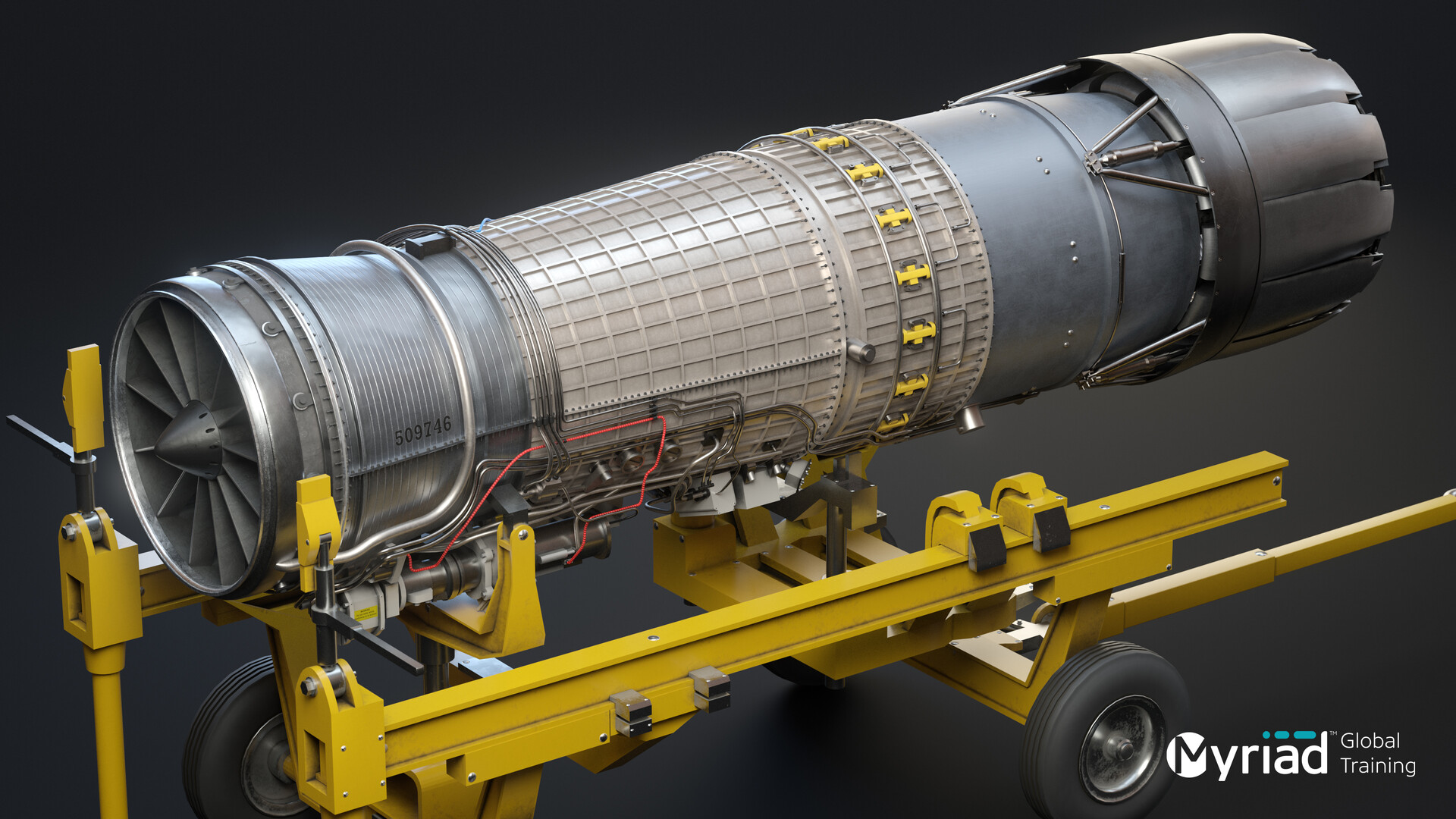 Rhys Rose 3D - GE F110 Engine Maintenance VR Training