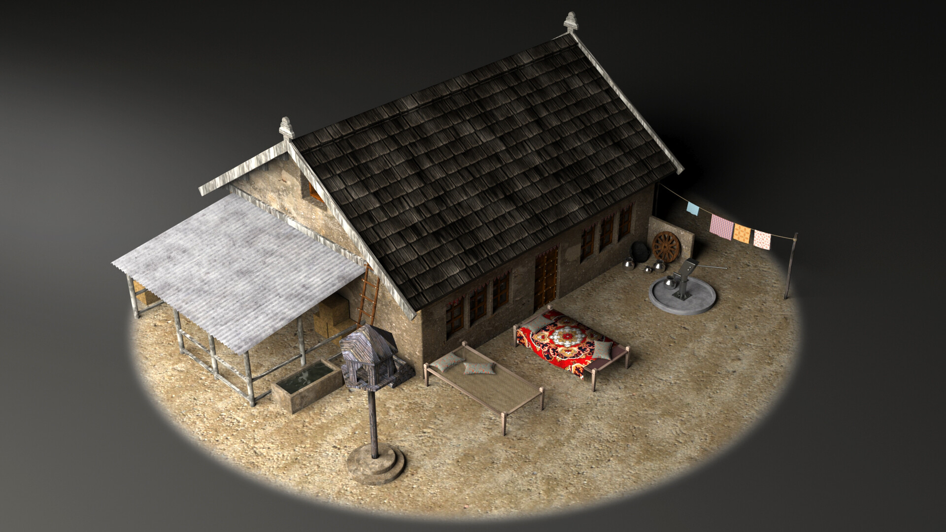 StreakByte - Indian Village's 3D Model