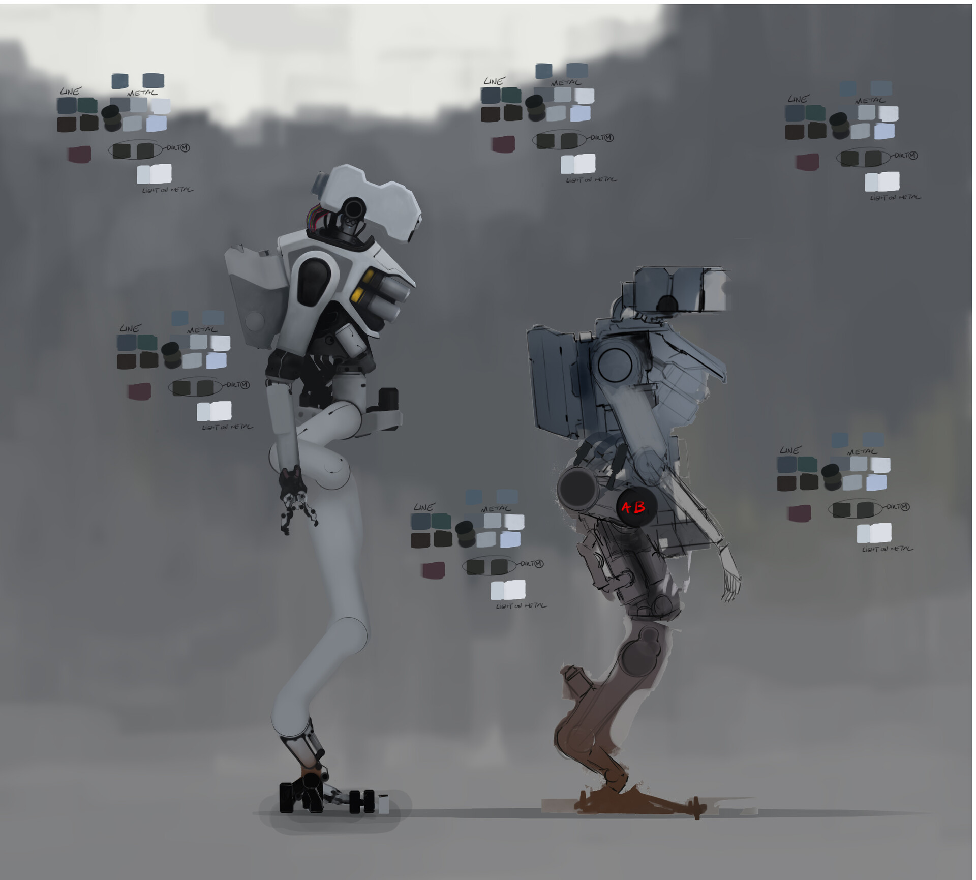 ArtStation - Robot concept 2019