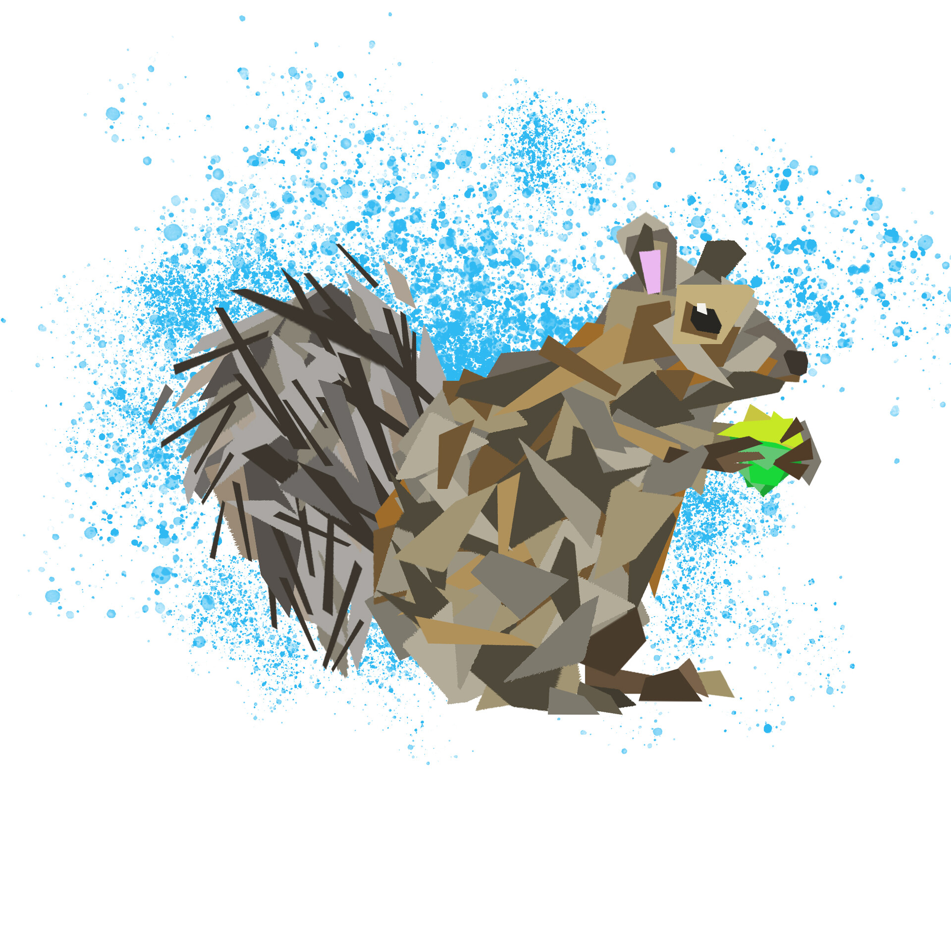 ArtStation - Abstract Squirrel