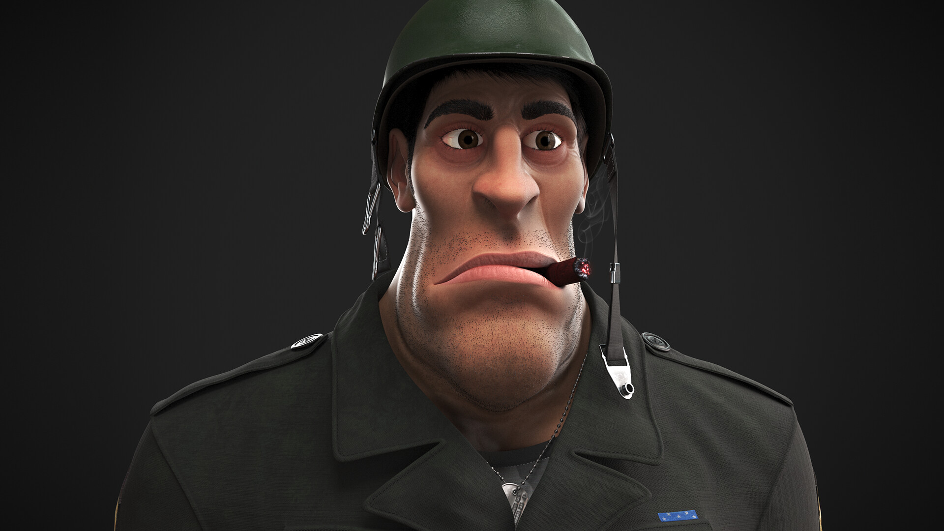 ArtStation - Sergeant major soldier