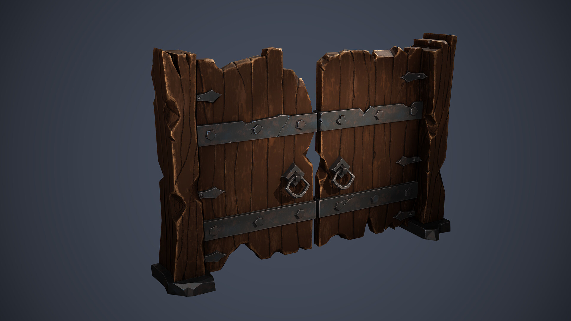 ArtStation - Battle Chasers Doors, style practice