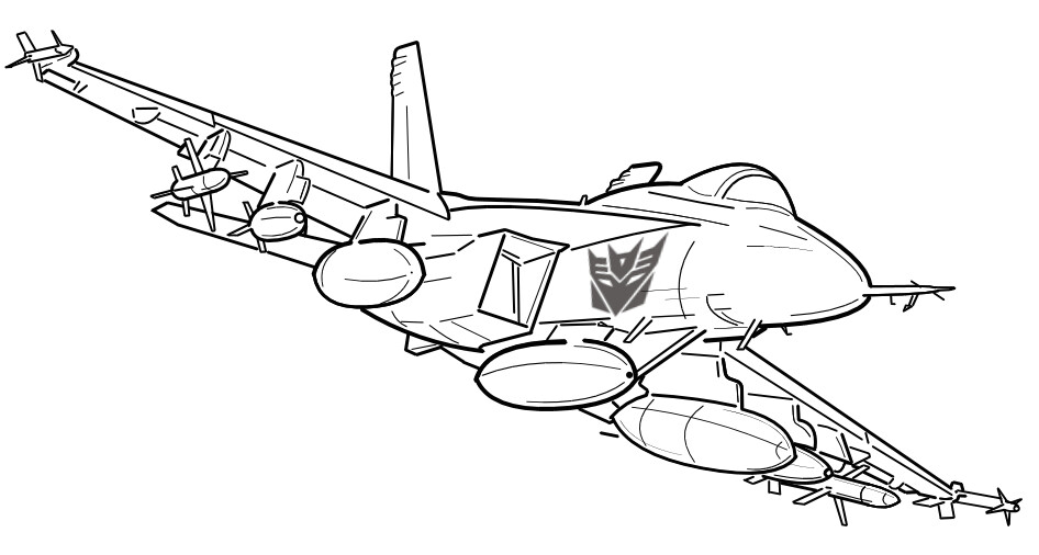 f18 coloring pages