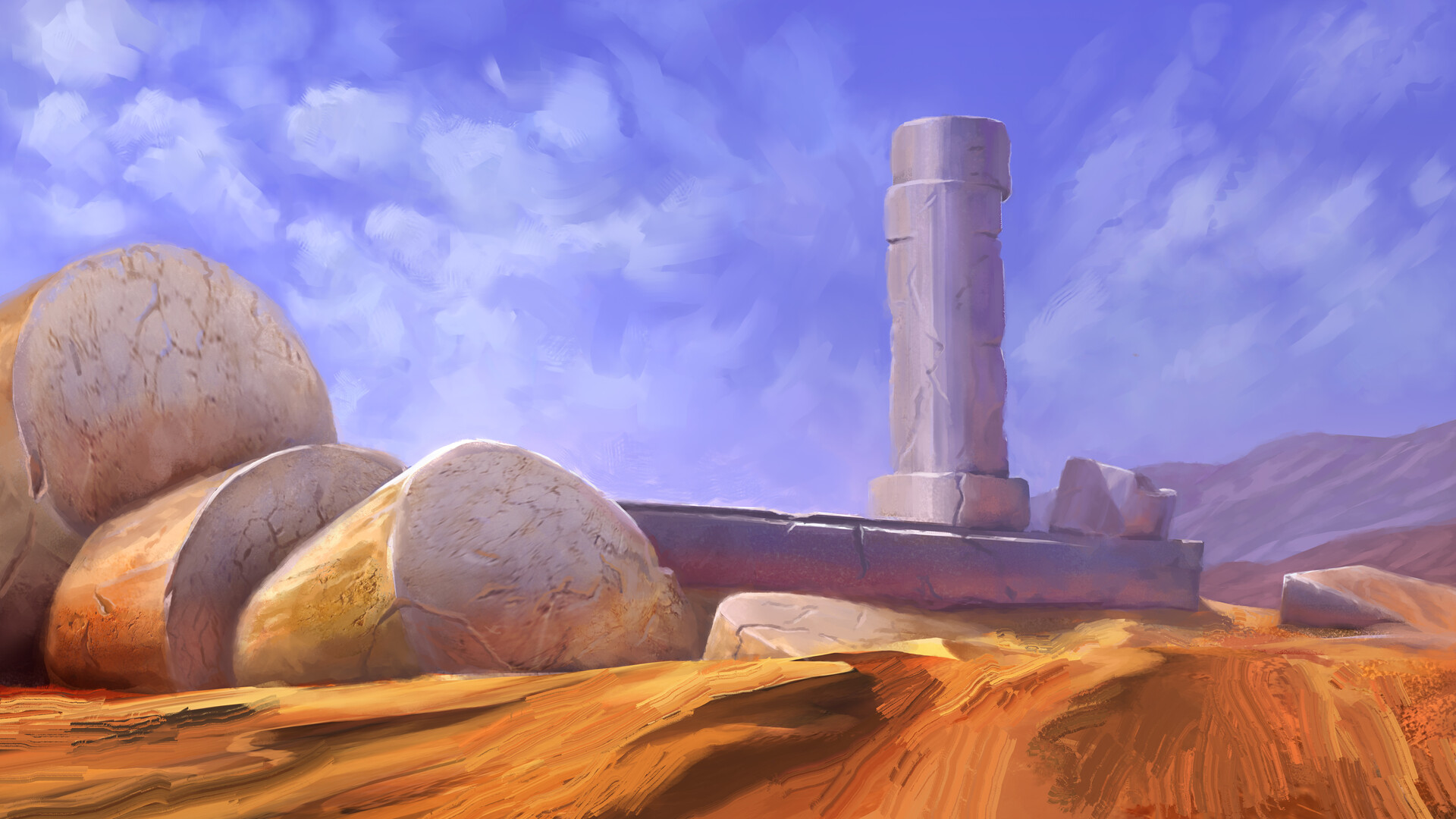 ArtStation - Desert Ruins