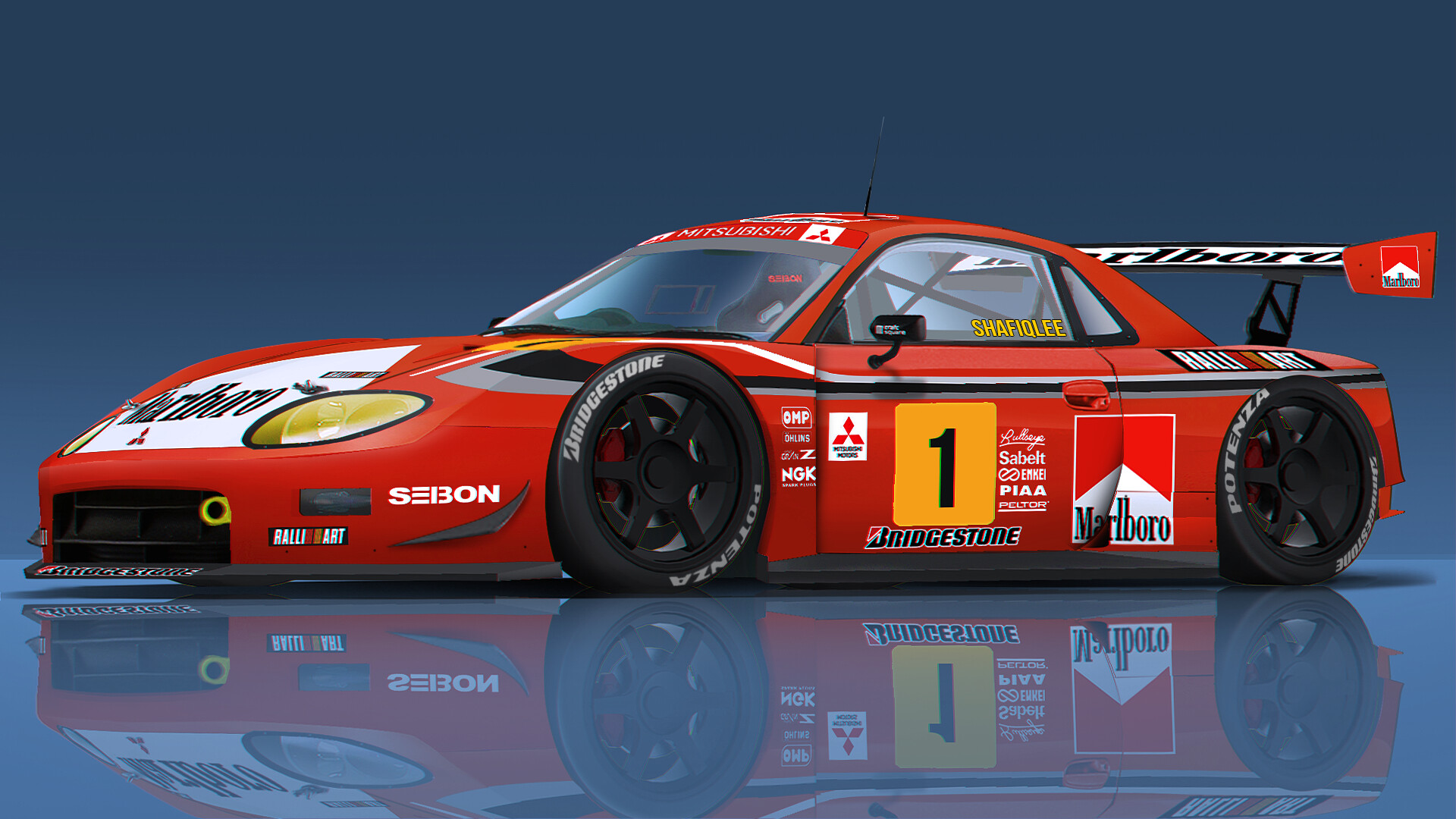 ArtStation - FTO GPX 'Mitsubishi Marlboro Ralliart Team'