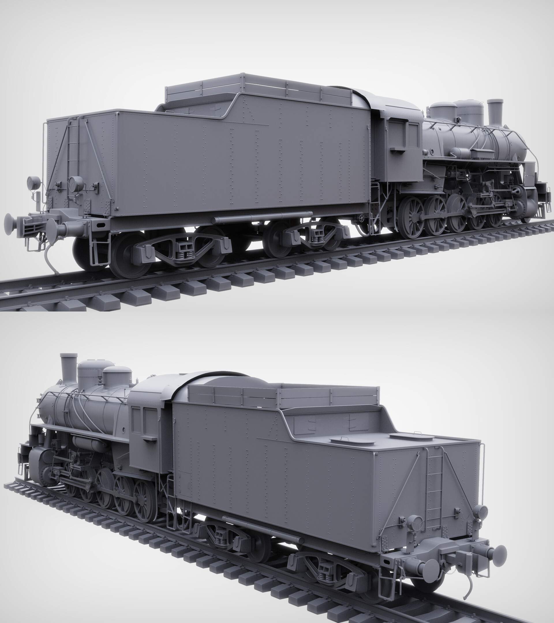 Andrey Mut - Russian Decapod steam locomotive(class Ea). Паровоз серии ...