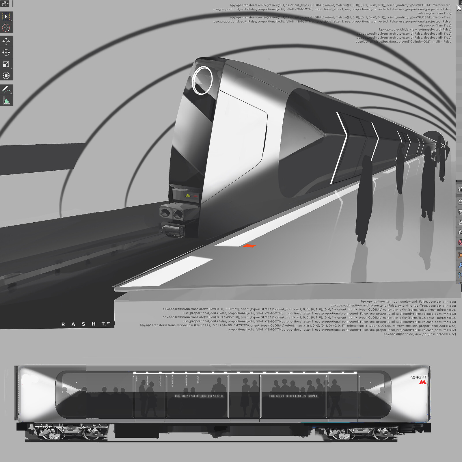 Rashid Tagirov - Train for Moscow metro