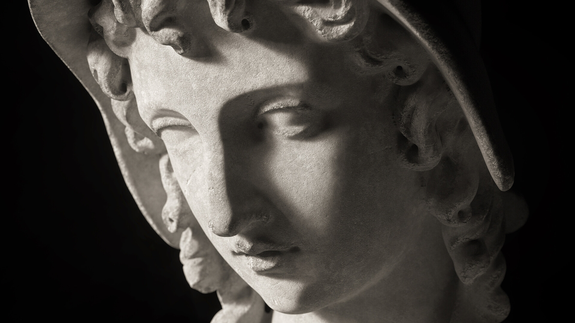 ArtStation - Close up of sculpture