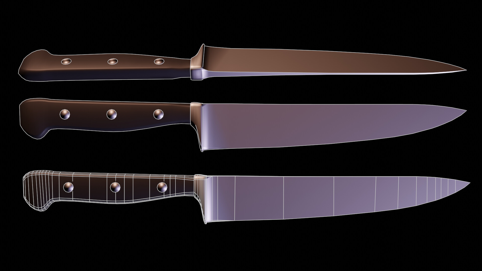 ArtStation - Kitchen Knife (Game Ready)