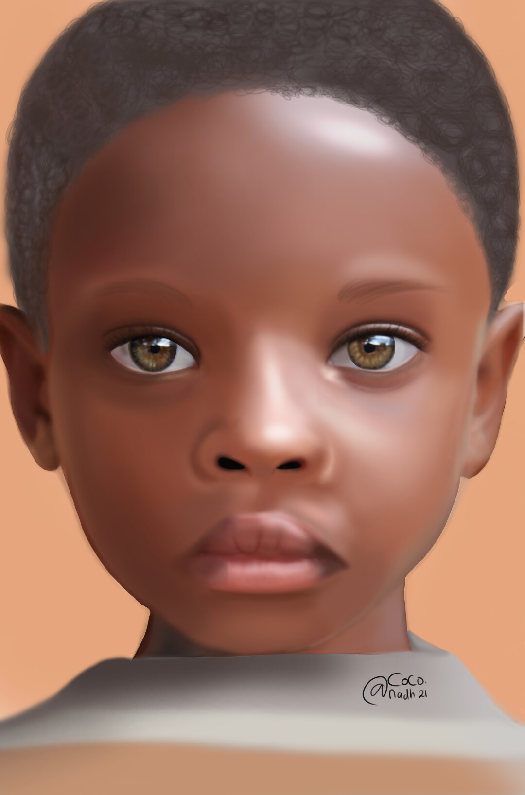 ArtStation - Portrait kid