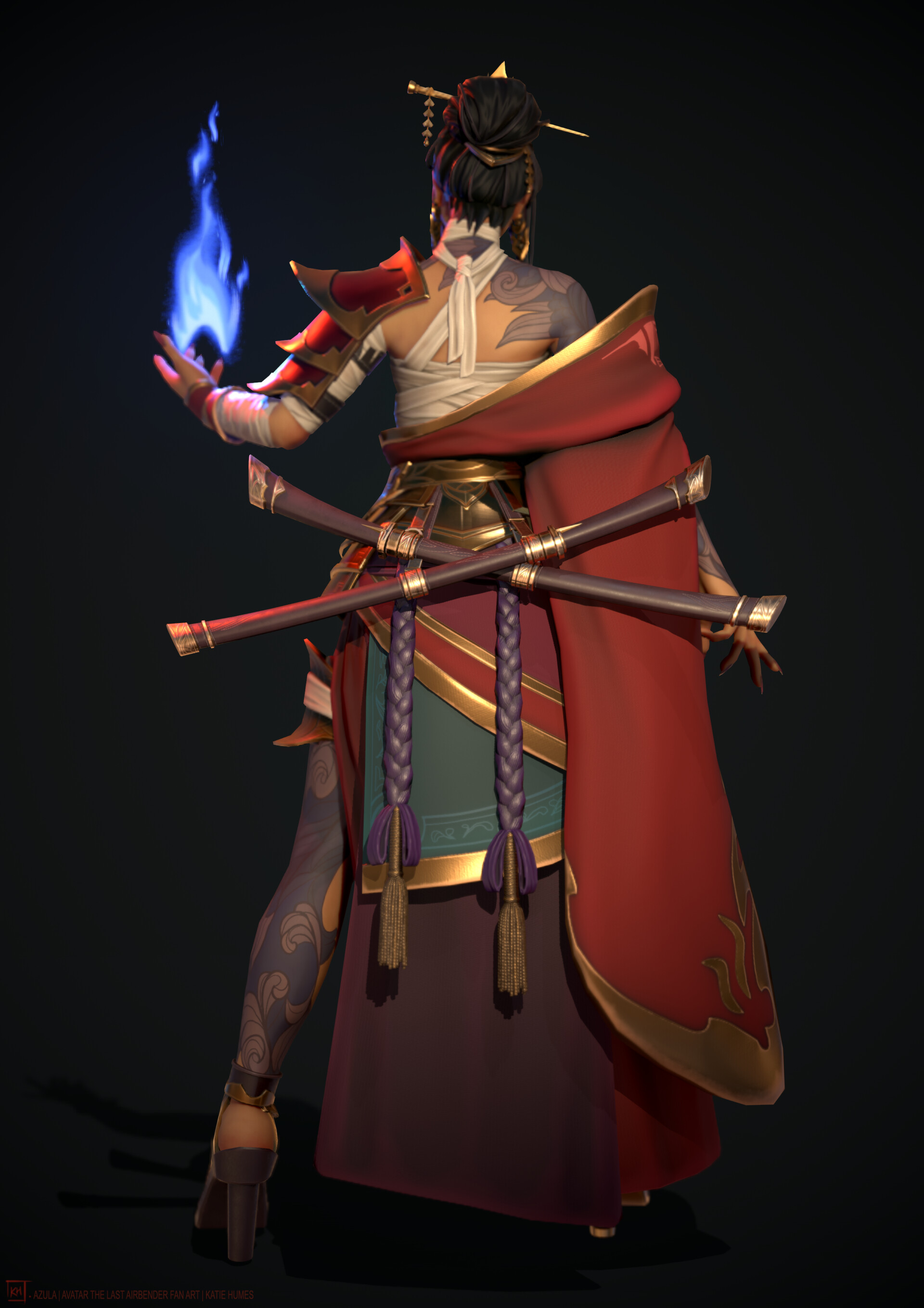 Katie Humes - Azula, Avatar The Last Airbender Fan Art