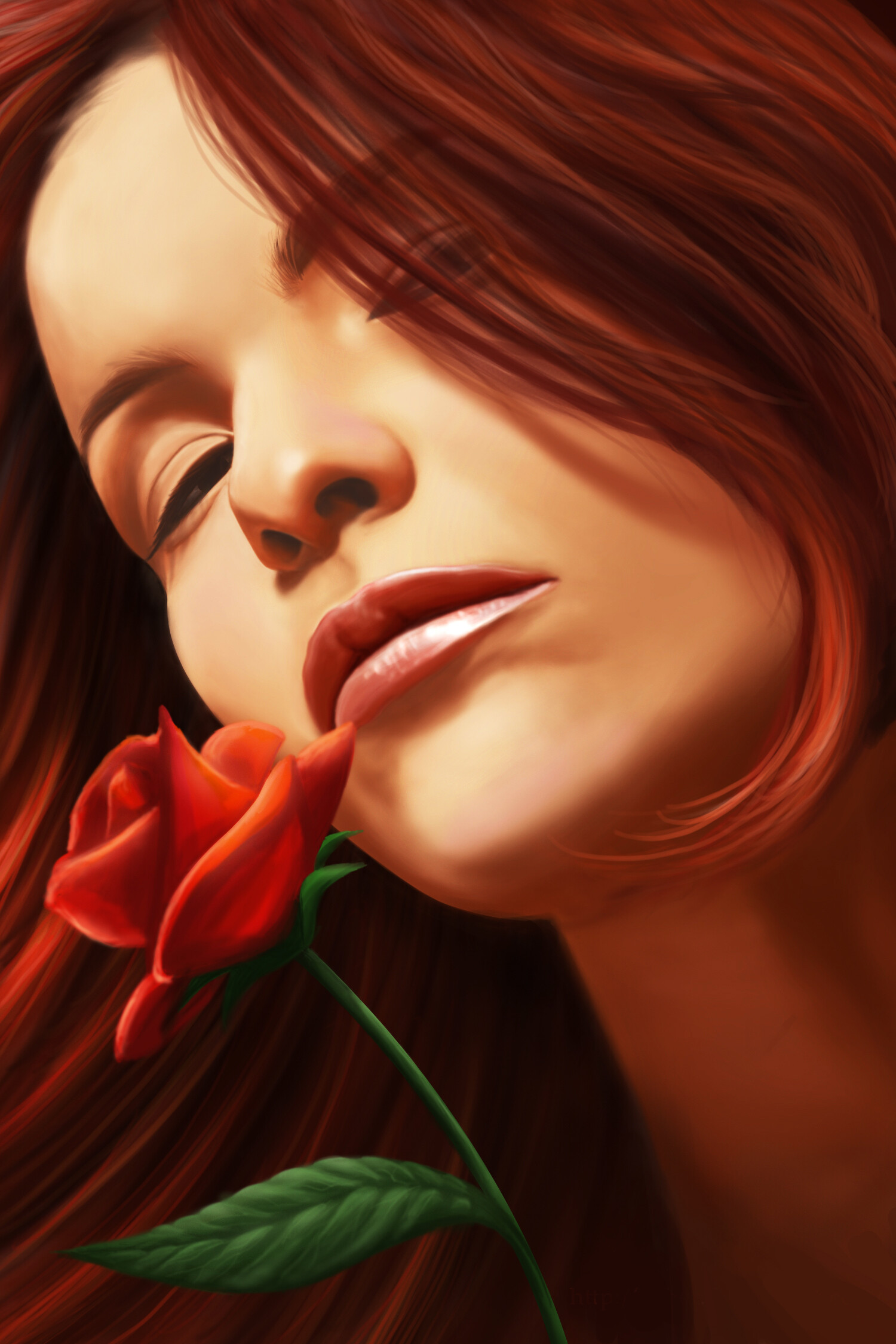 ArtStation - Red Rose