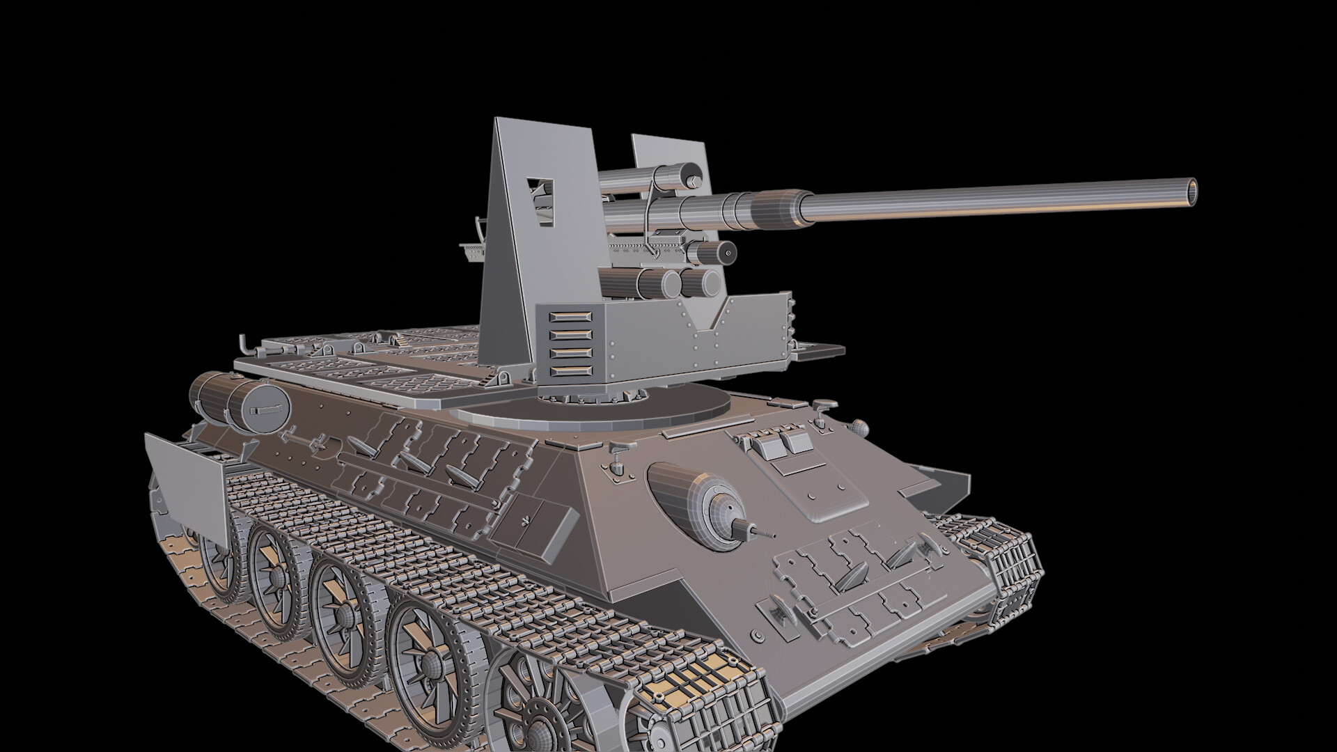 ArtStation - T 34 Flask 88 Tanks