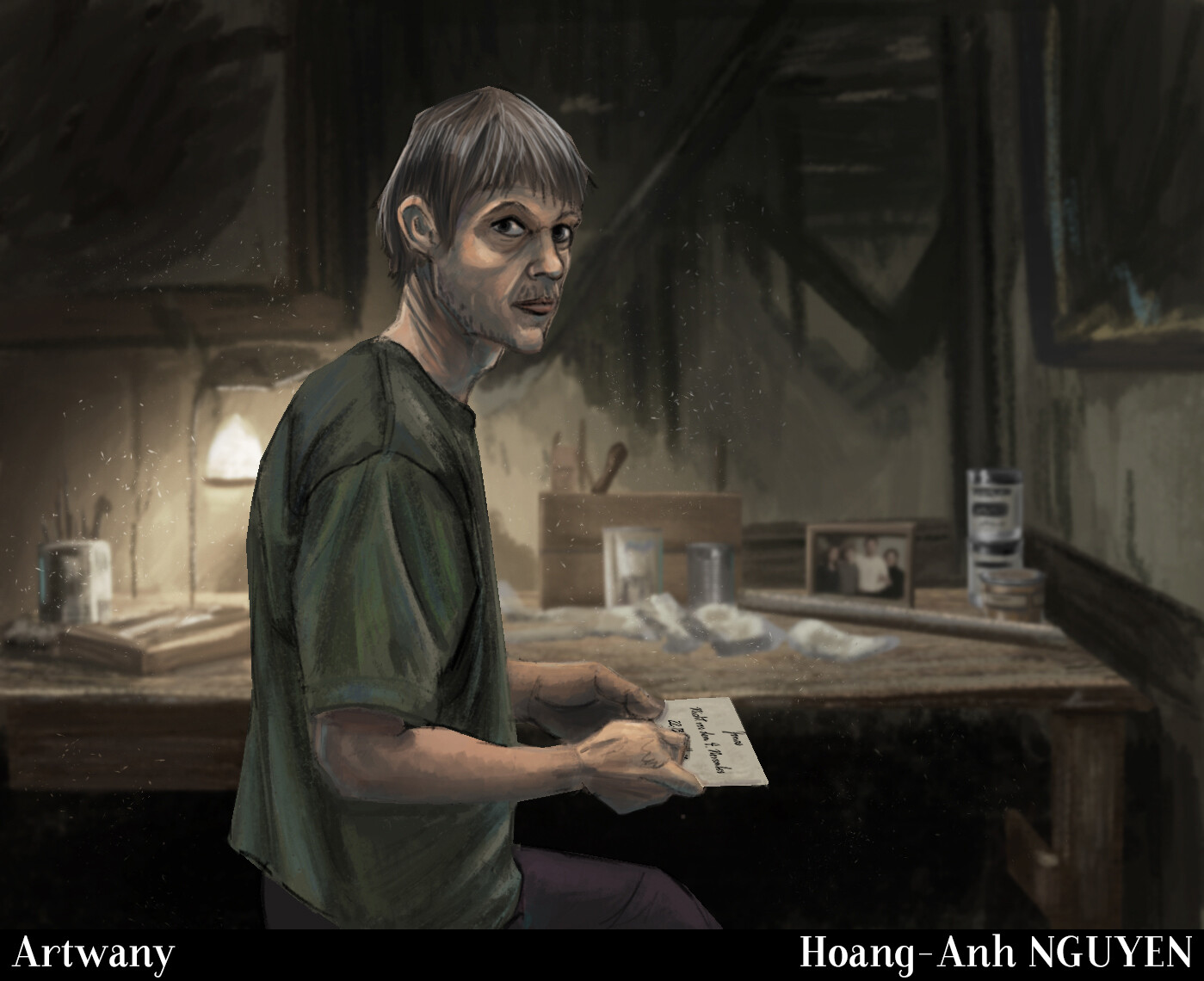 ArtStation - Michael Kahnwaldl The Dark Study/ fanart