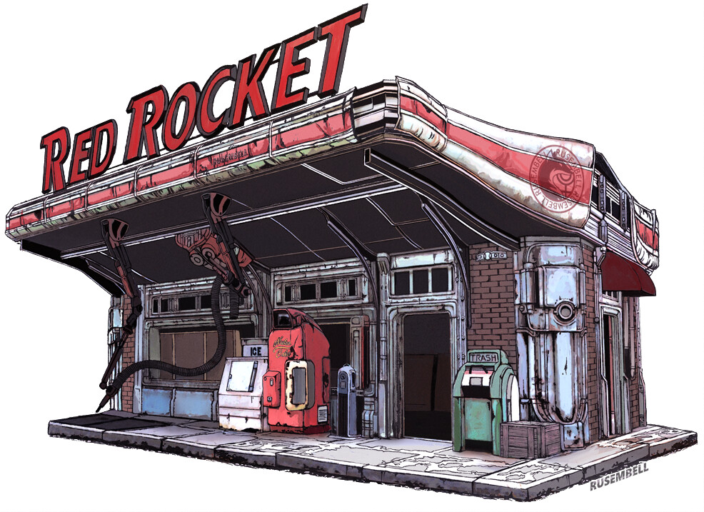 ArtStation - Red Rocket