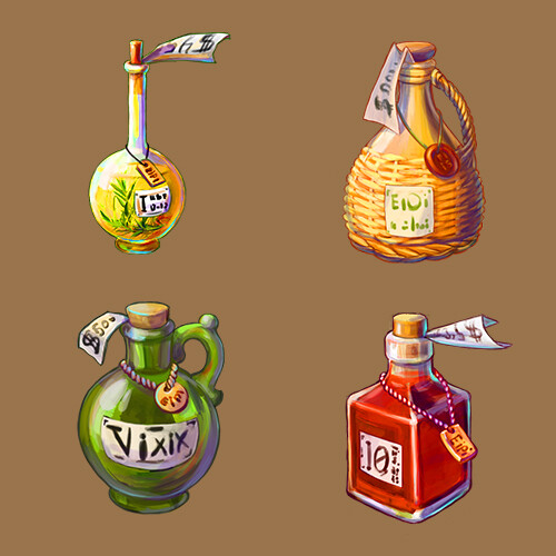 ArtStation - Bottle Icons
