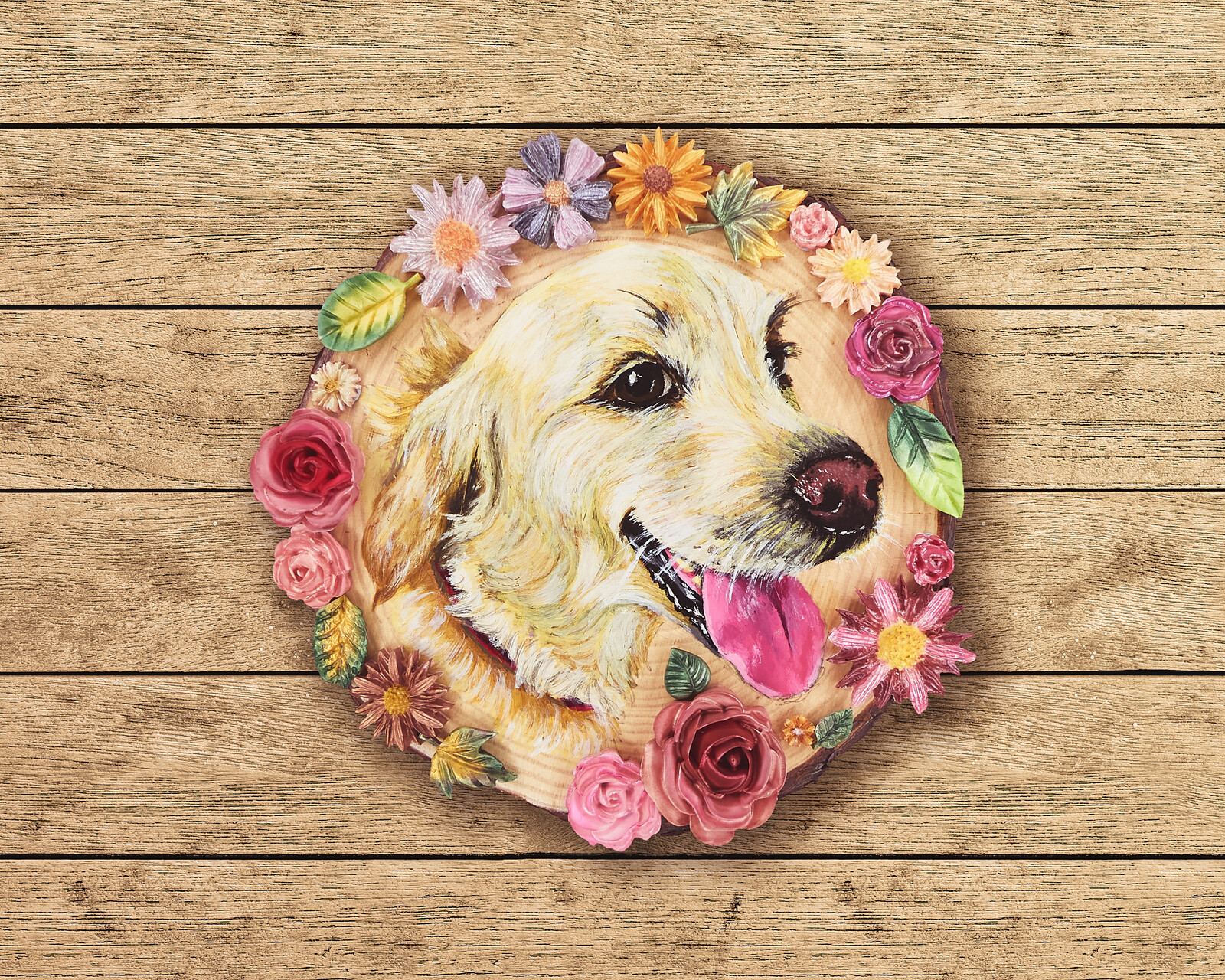 Amy Lawless - Lola - Wood Slice