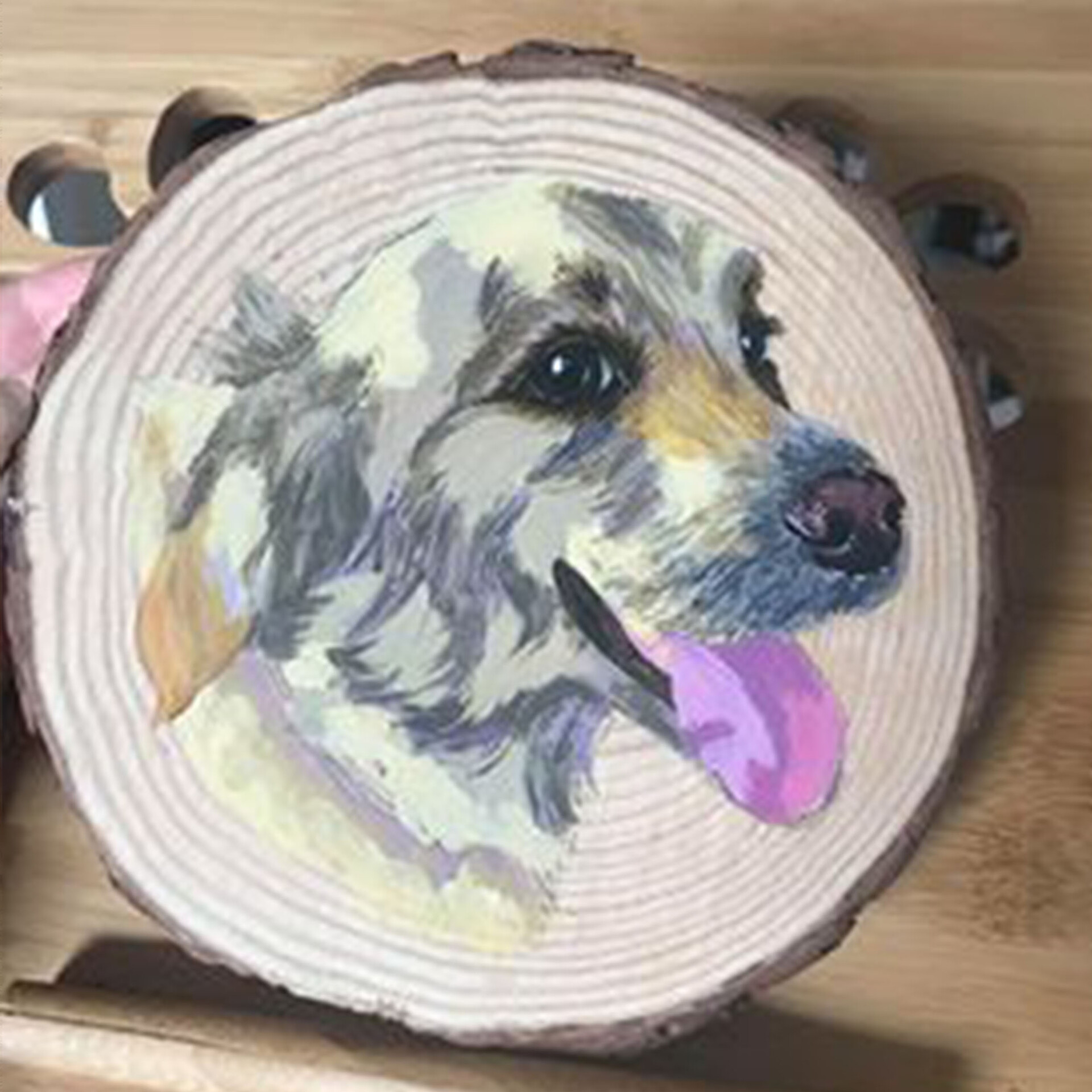 Amy Lawless - Lola - Wood Slice