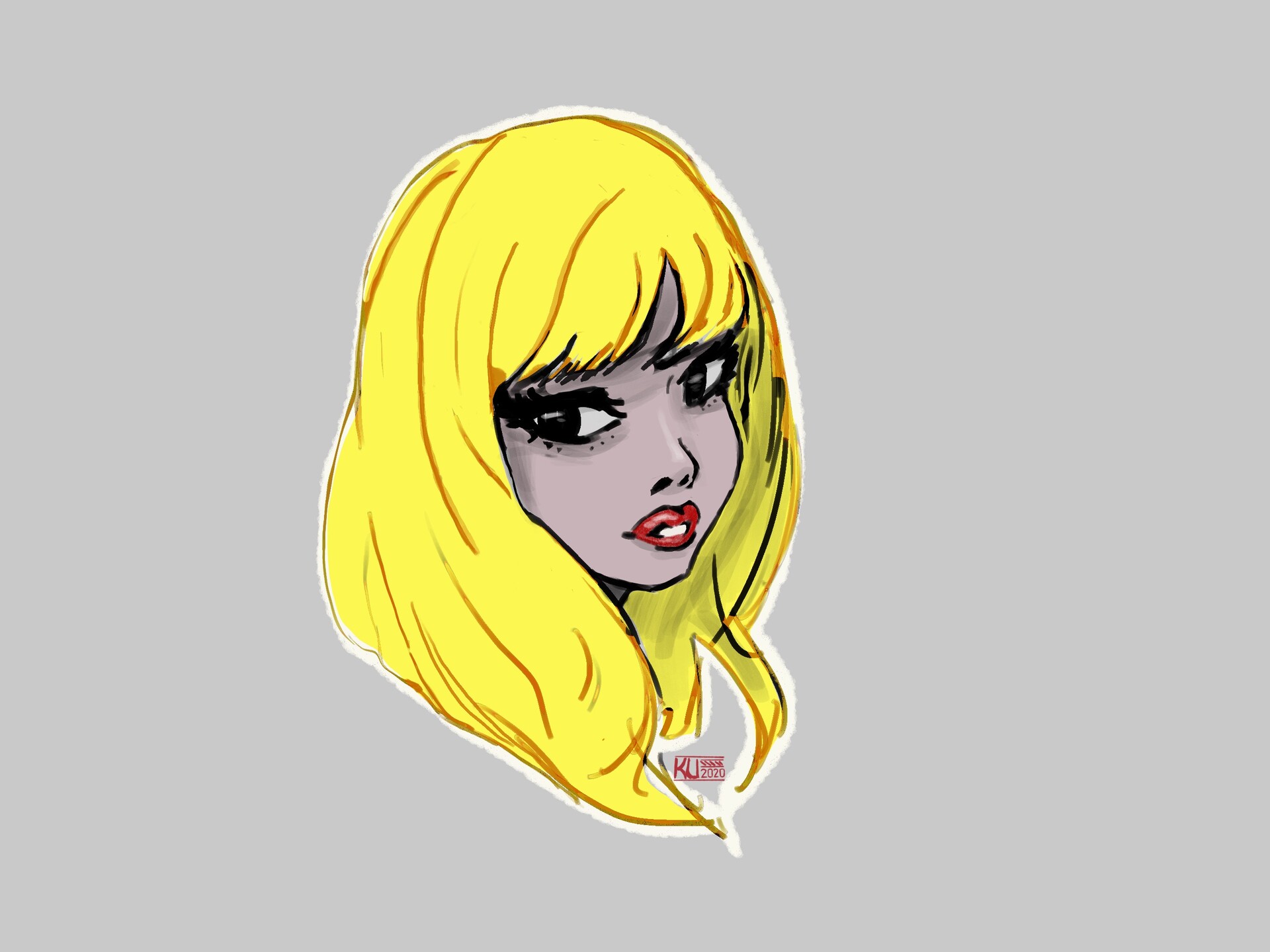 ArtStation - Blonde sticker