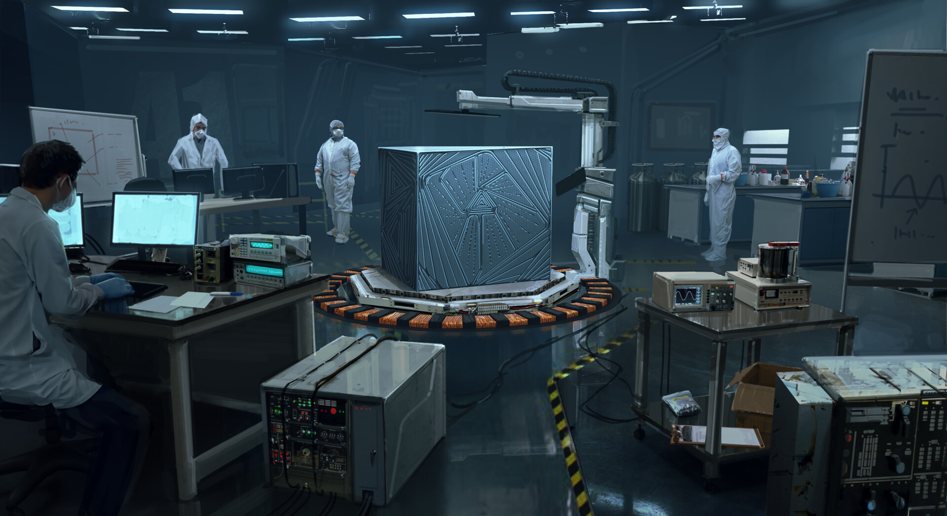 ArtStation - Alien cube analysis