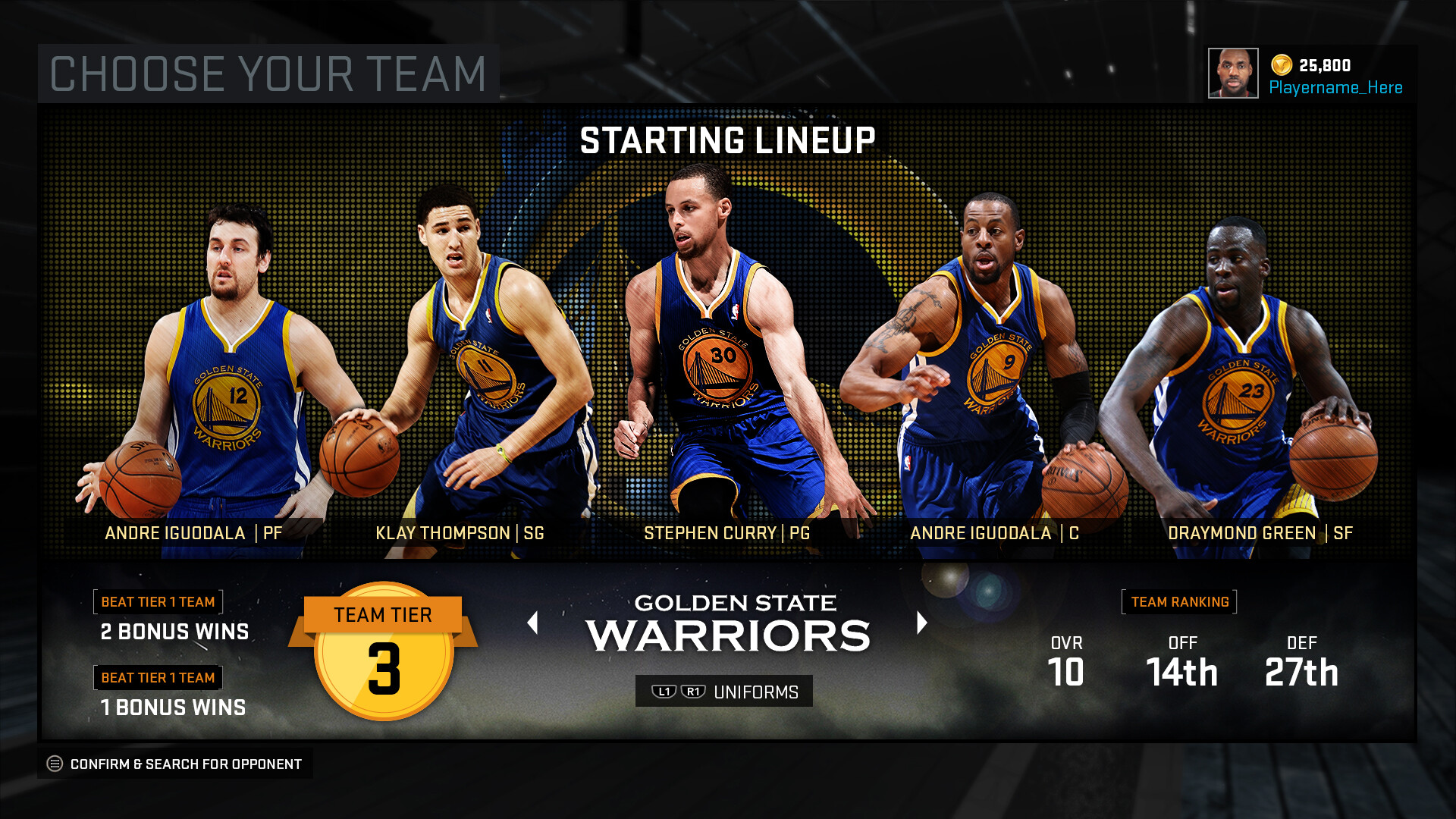 Zhen X. Tan (Julian) - Game UI (NBA 2K16 - 2K17)