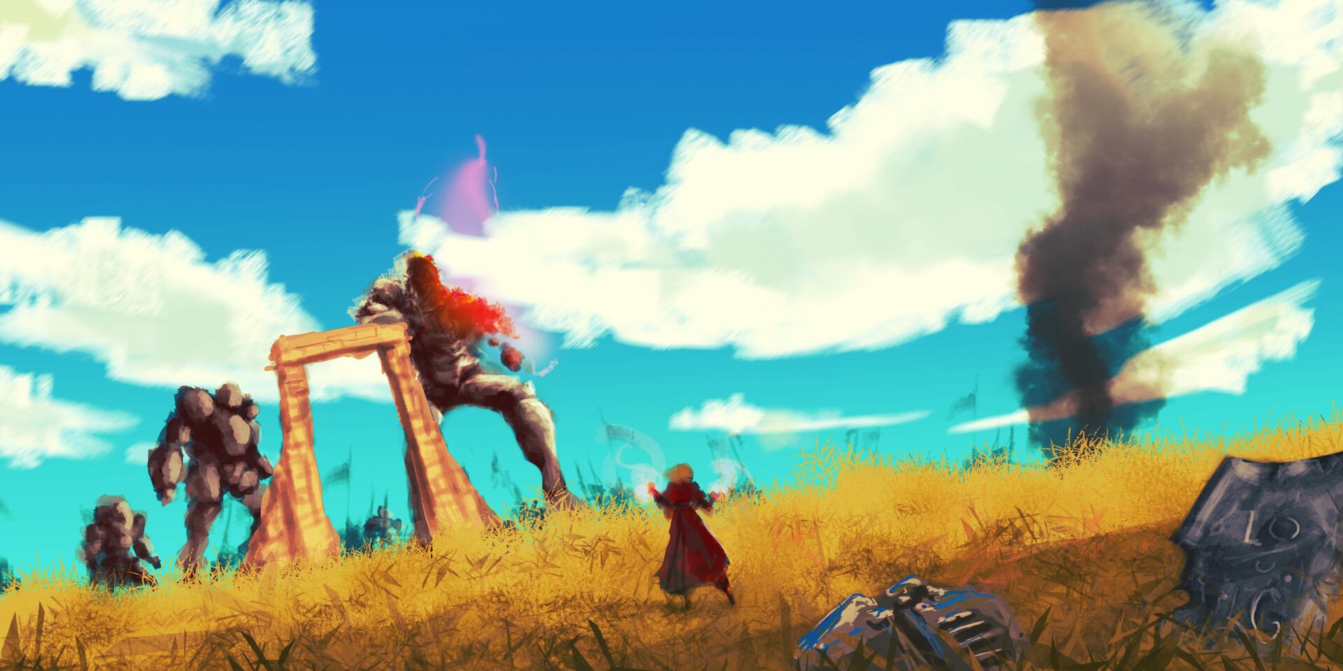 ArtStation - Village Siege