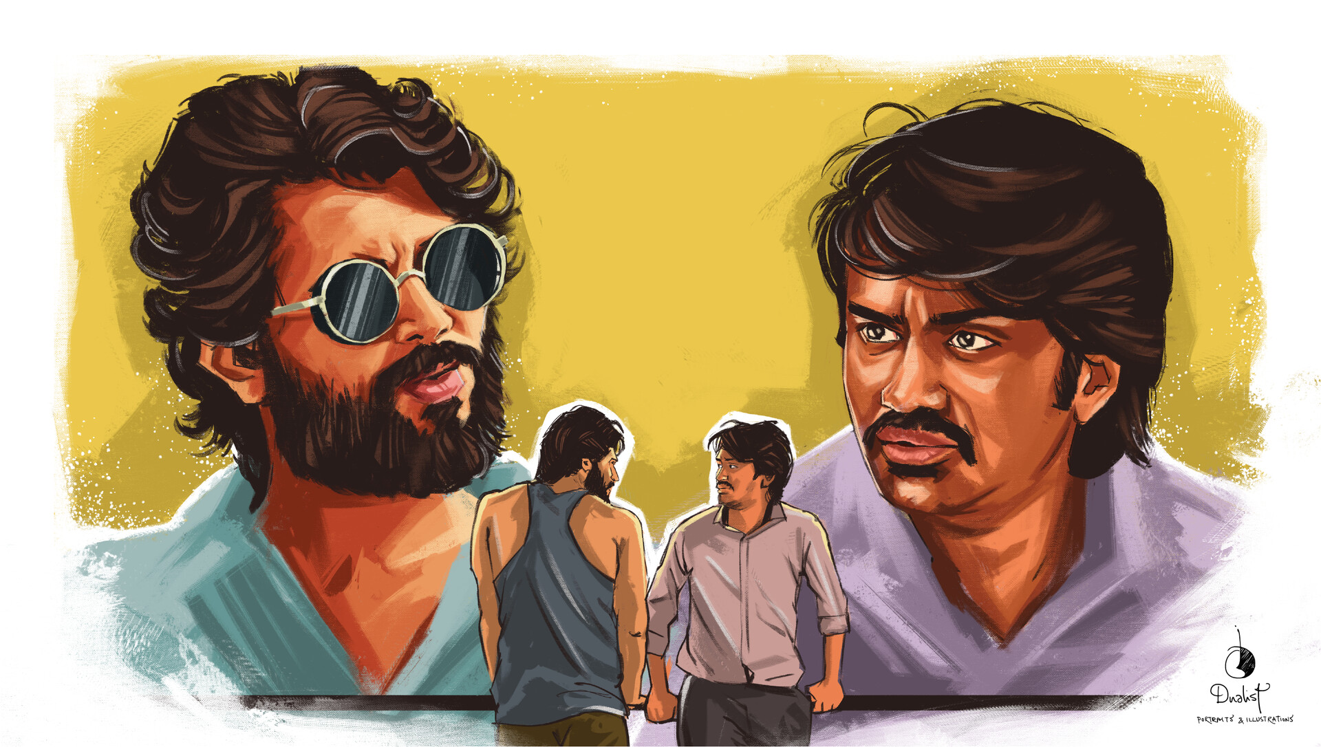 ArtStation - Vijay Devarakonda & Rahul Ramakrishna | Arjun Reddy