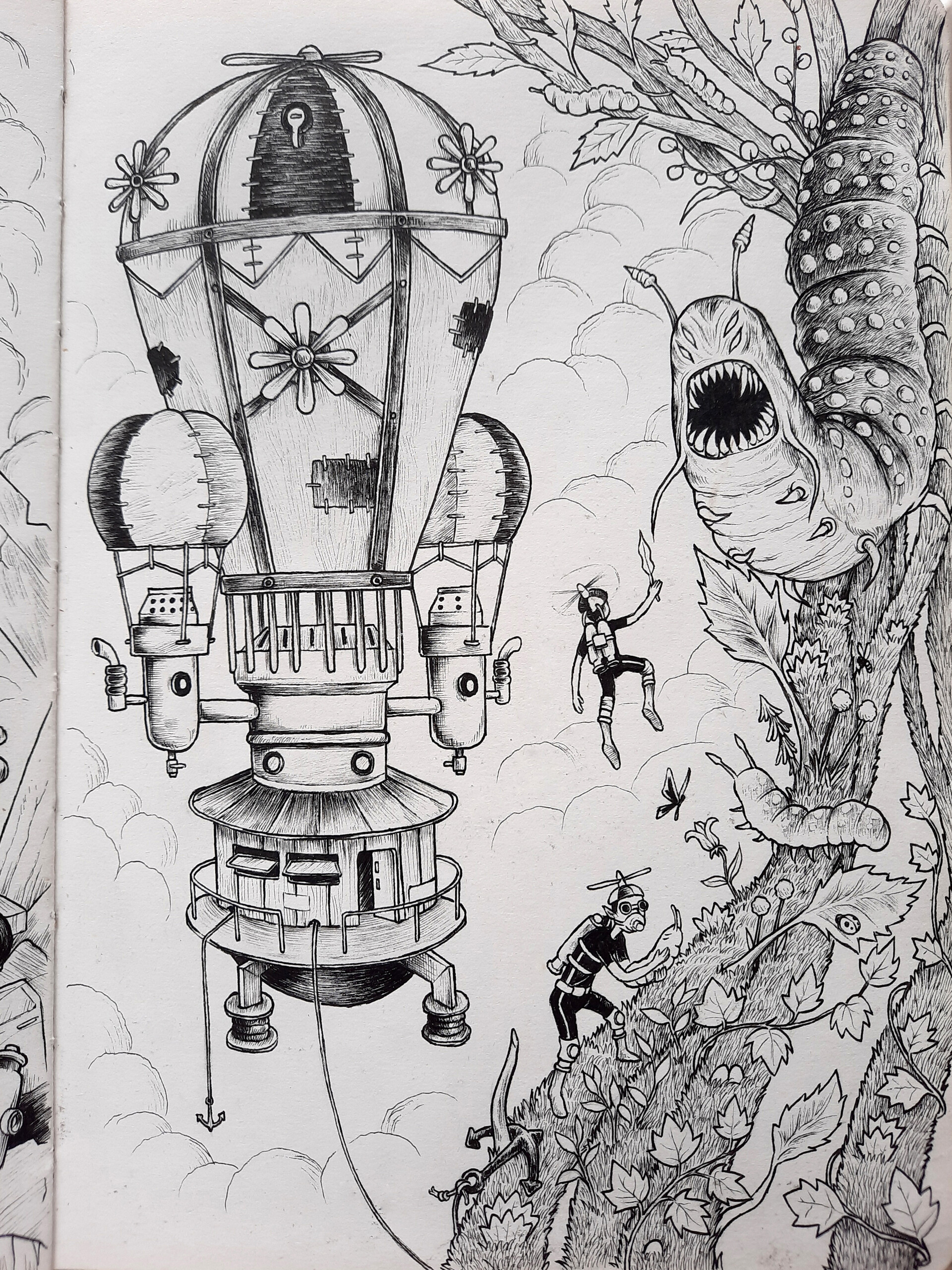 ArtStation - Giant Caterpillar