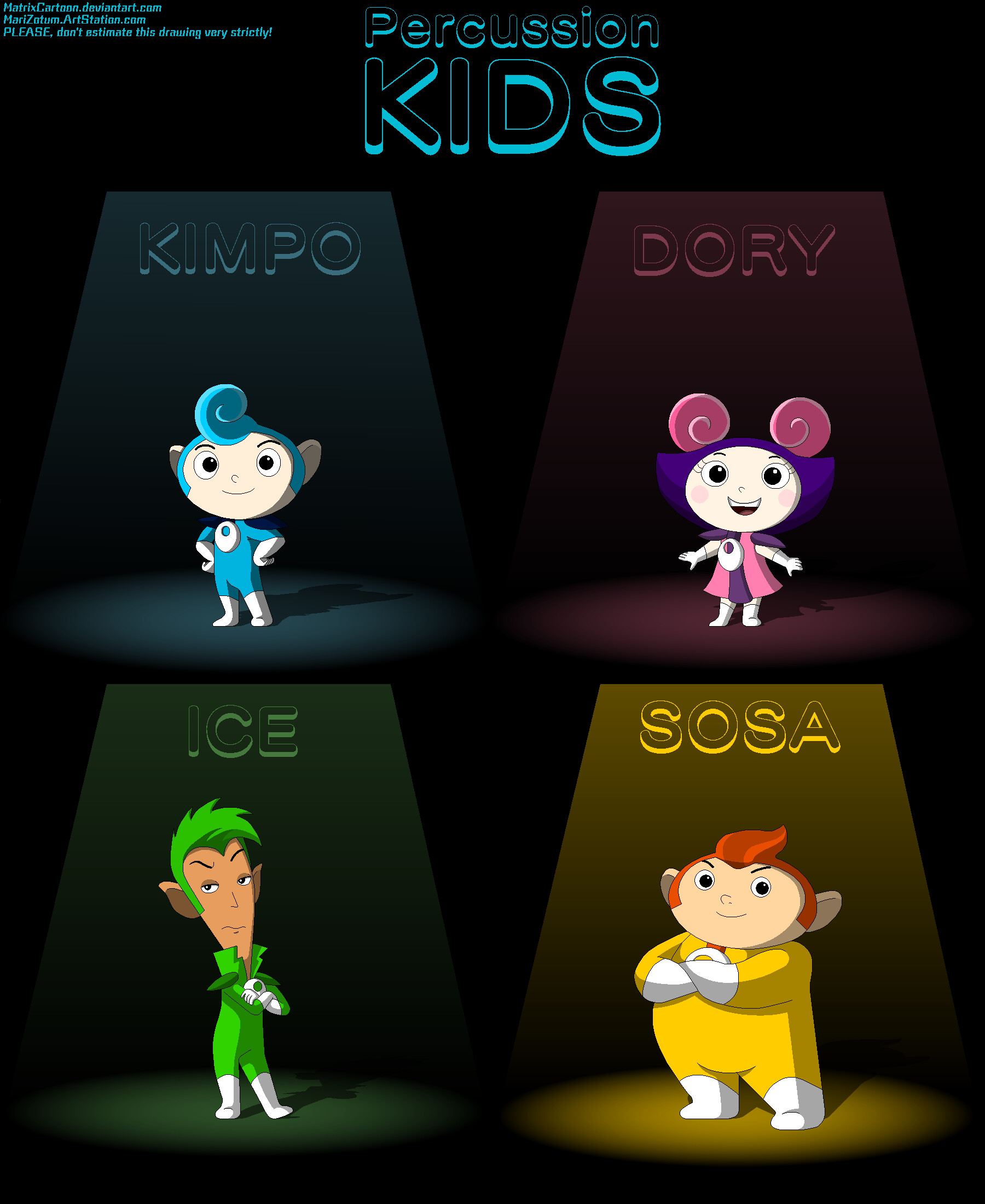 ArtStation - PK - Four Musicians