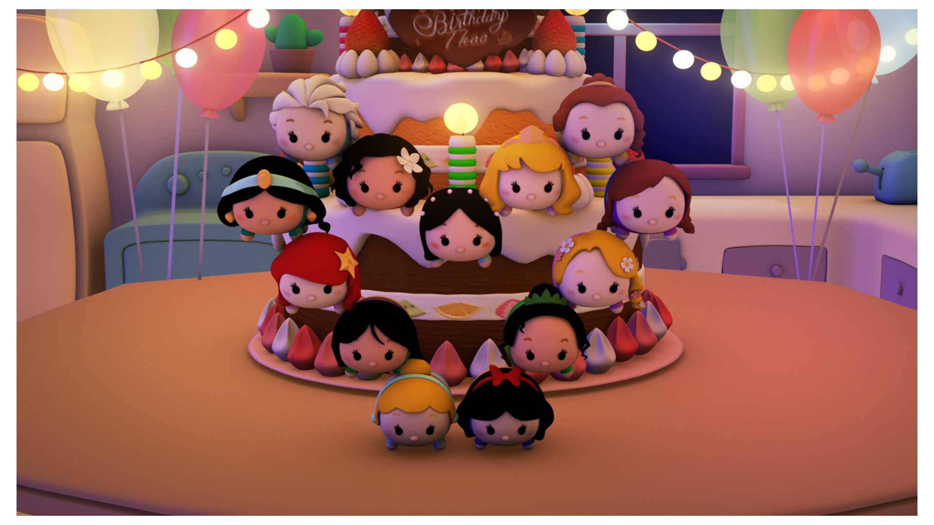 ArtStation - 3d animation tsum tsum