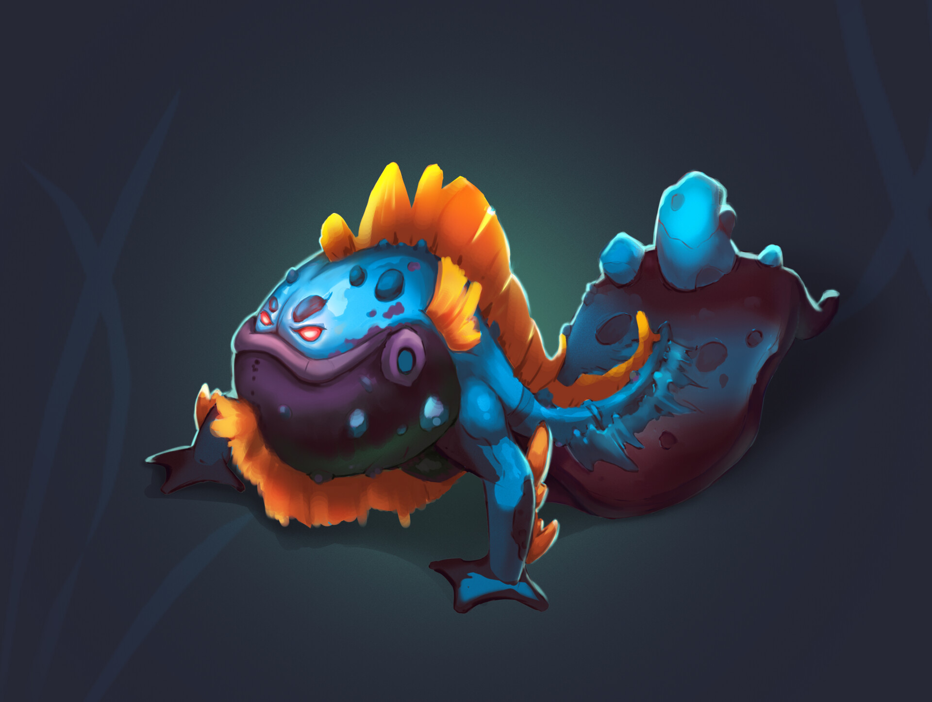 ArtStation - Monster amphibian