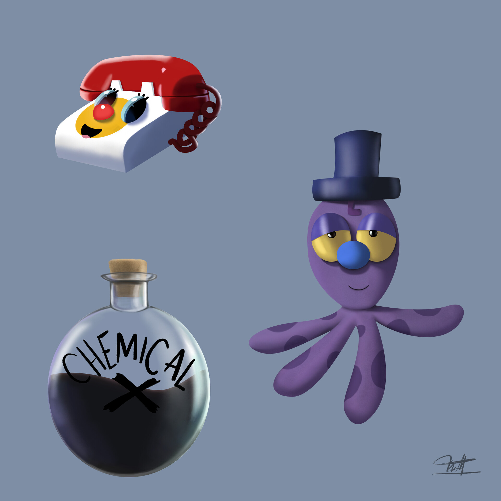 ArtStation - The Powerpuff Girls props