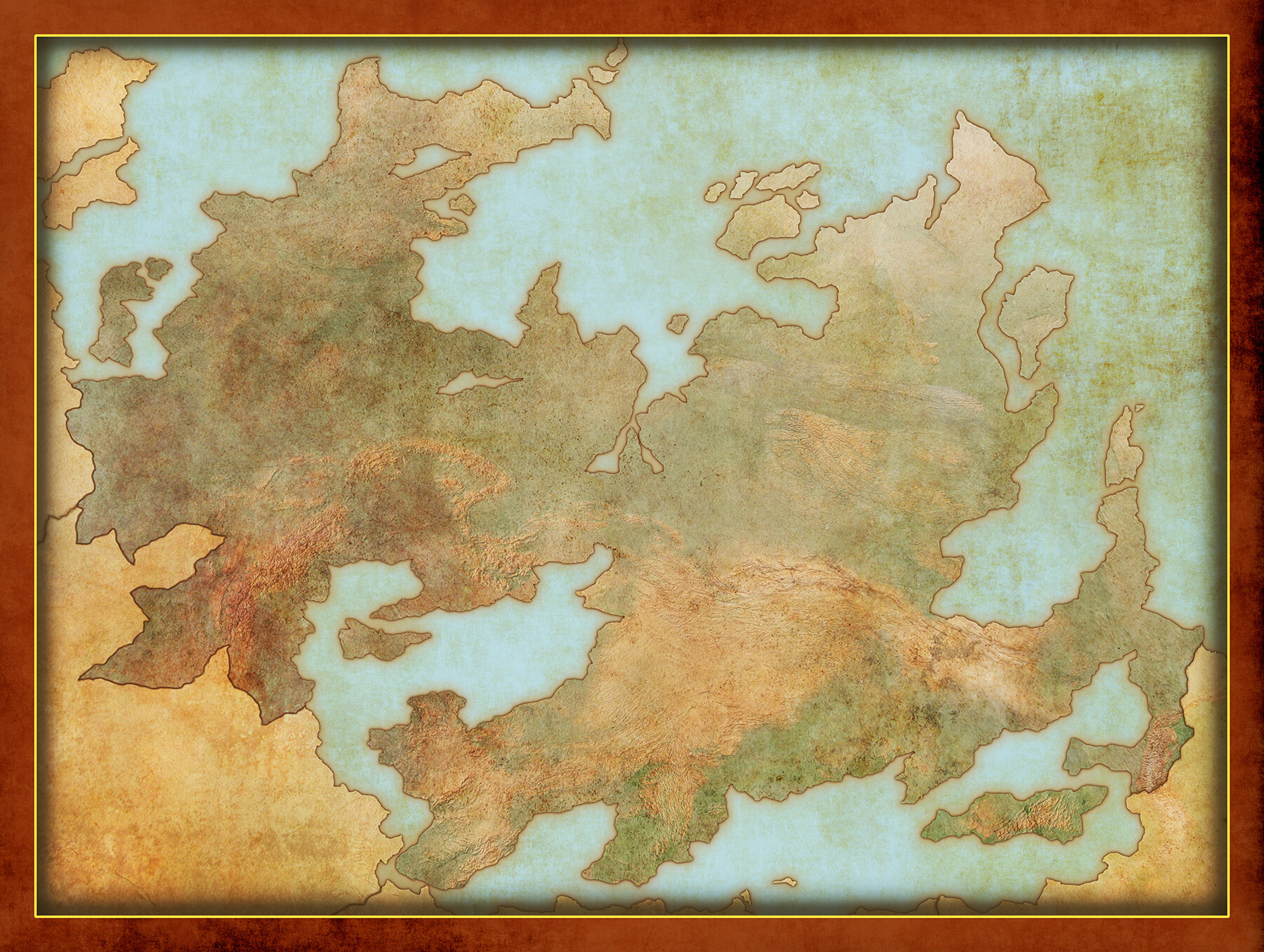 ArtStation - Fantasy Map 2