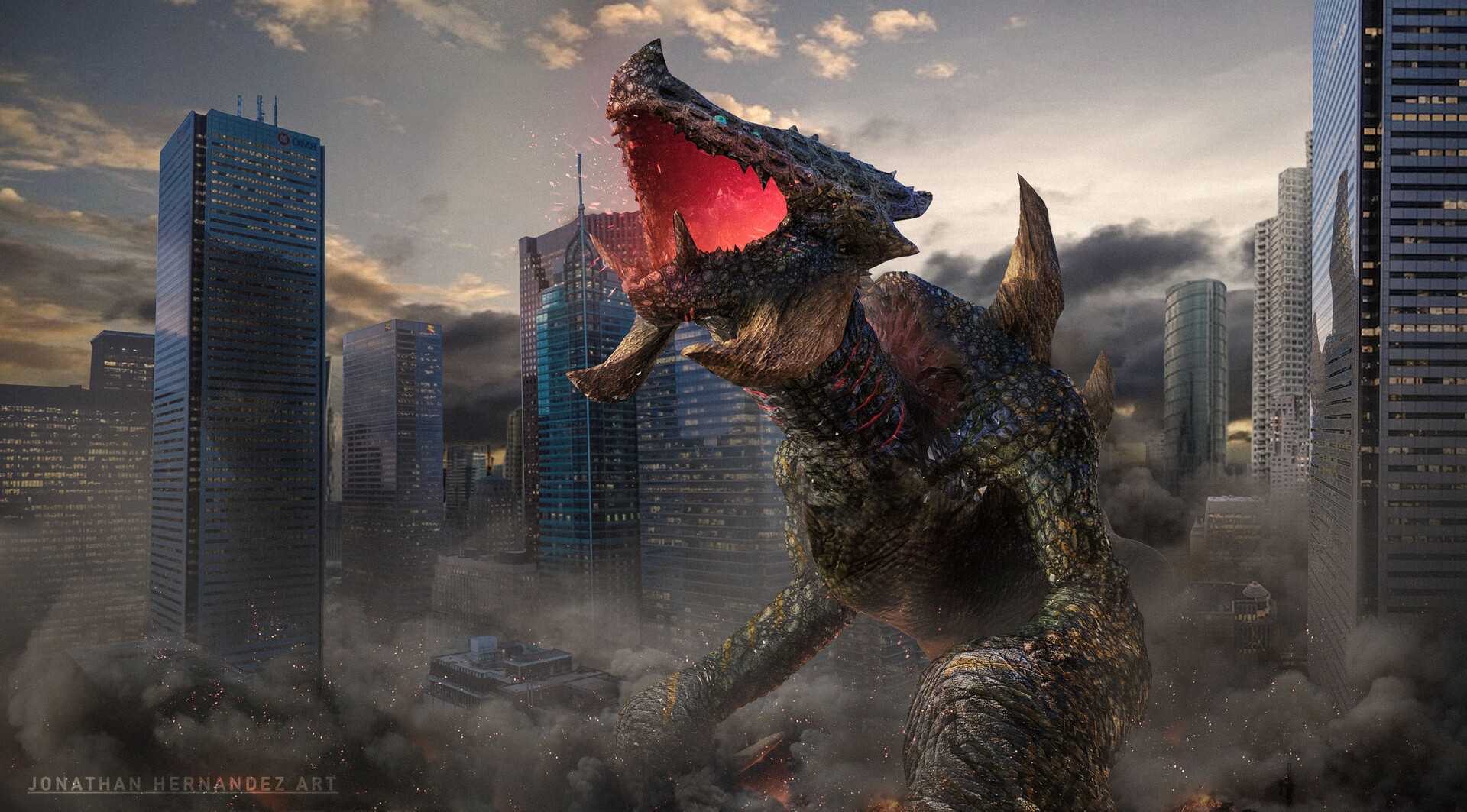 ArtStation - Kaiju attack