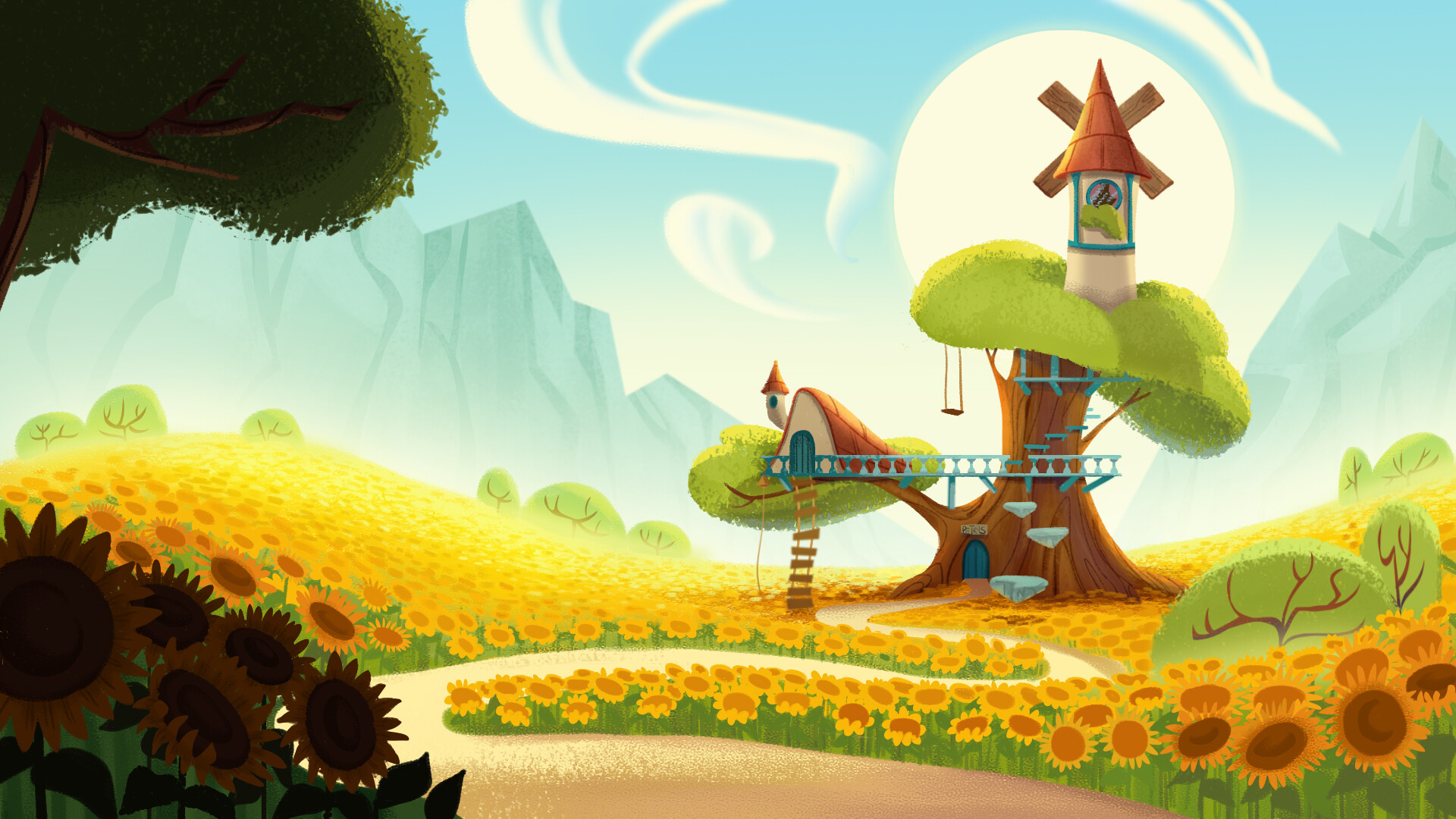 ArtStation - Sunflower Valley